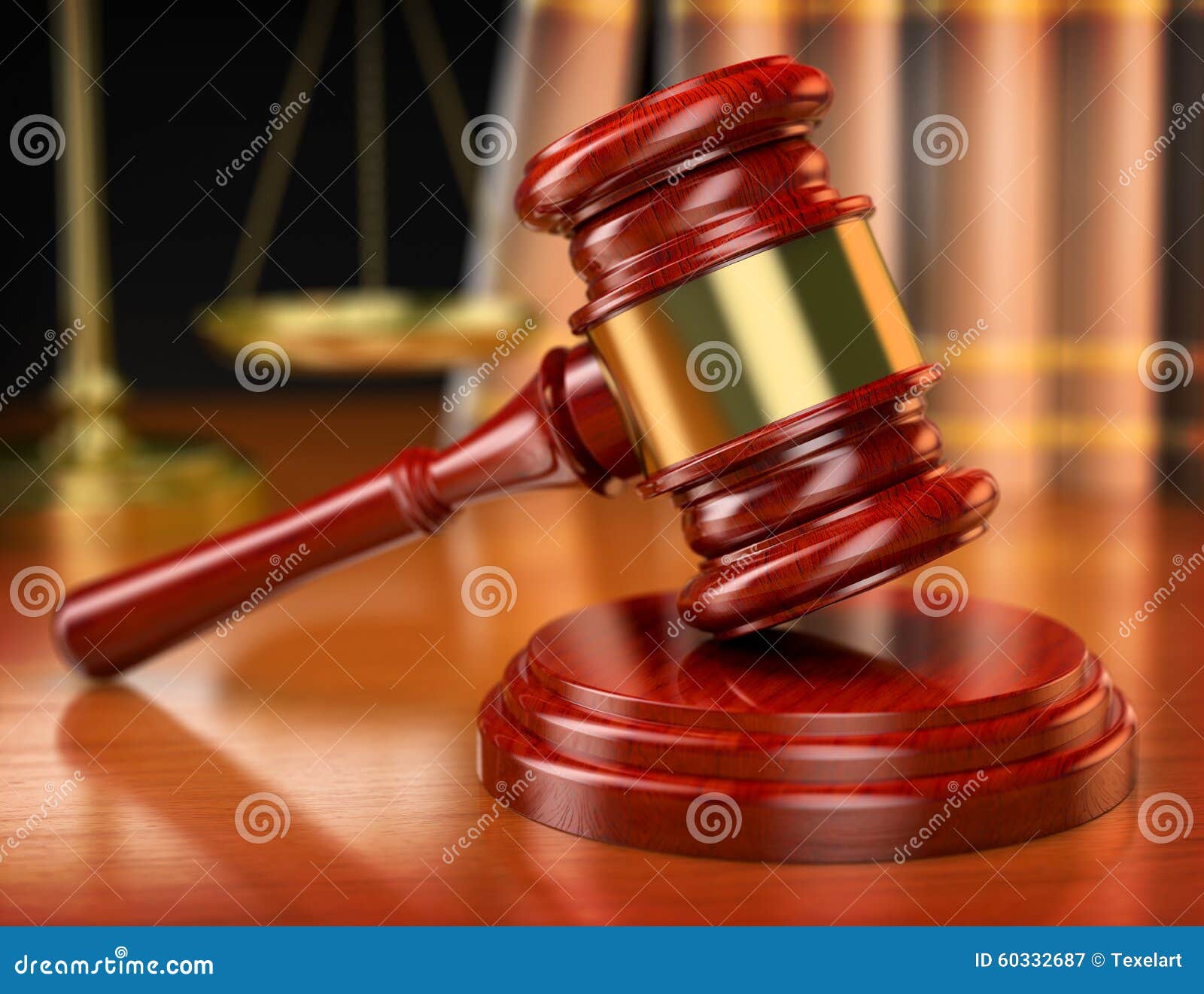 3D Gavel. Law concept stock image. Image of gavel, court - 60332687