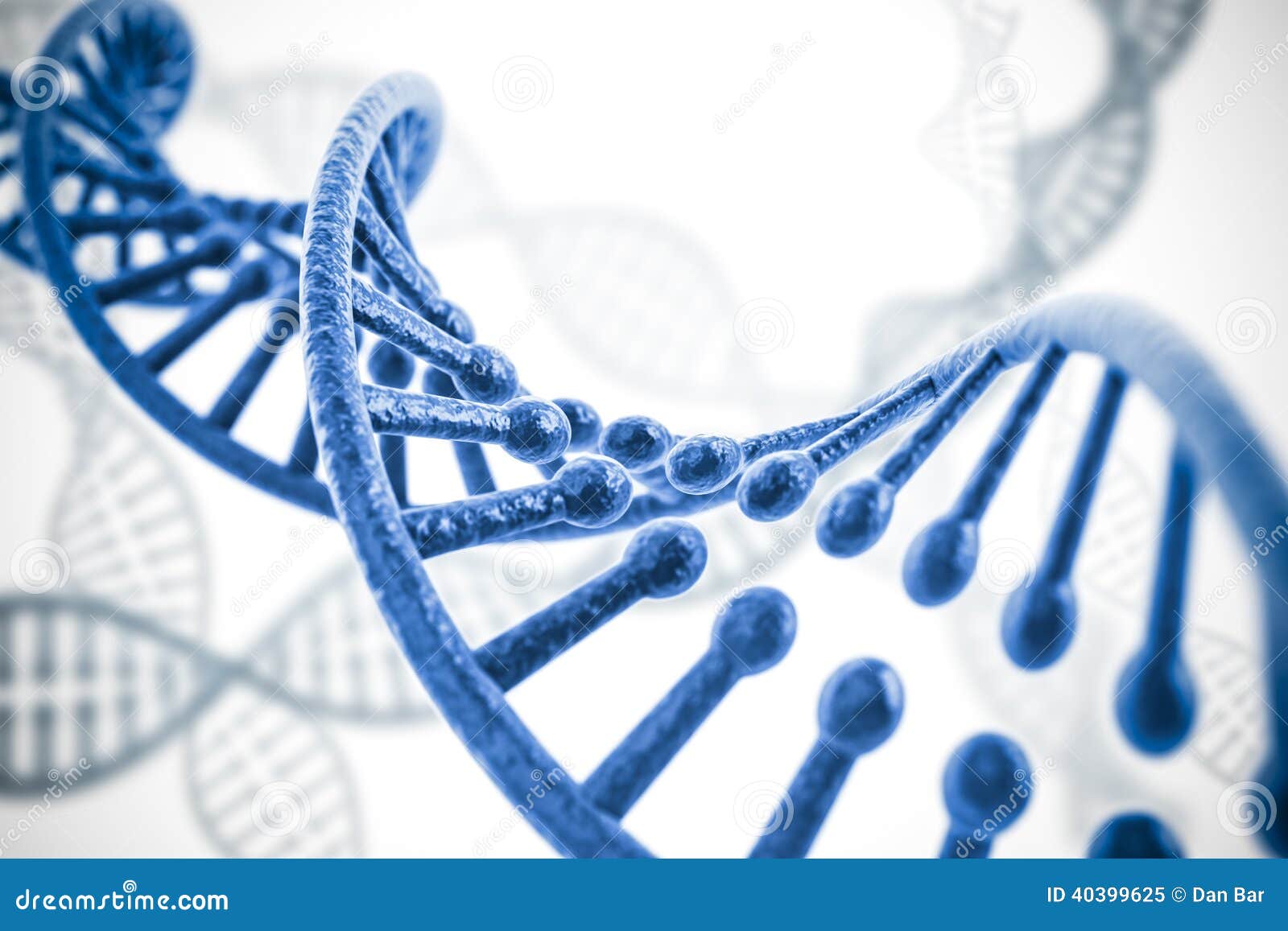 3d Geef Van DNA-structuur Terug Stock Illustratie - Illustration of ...