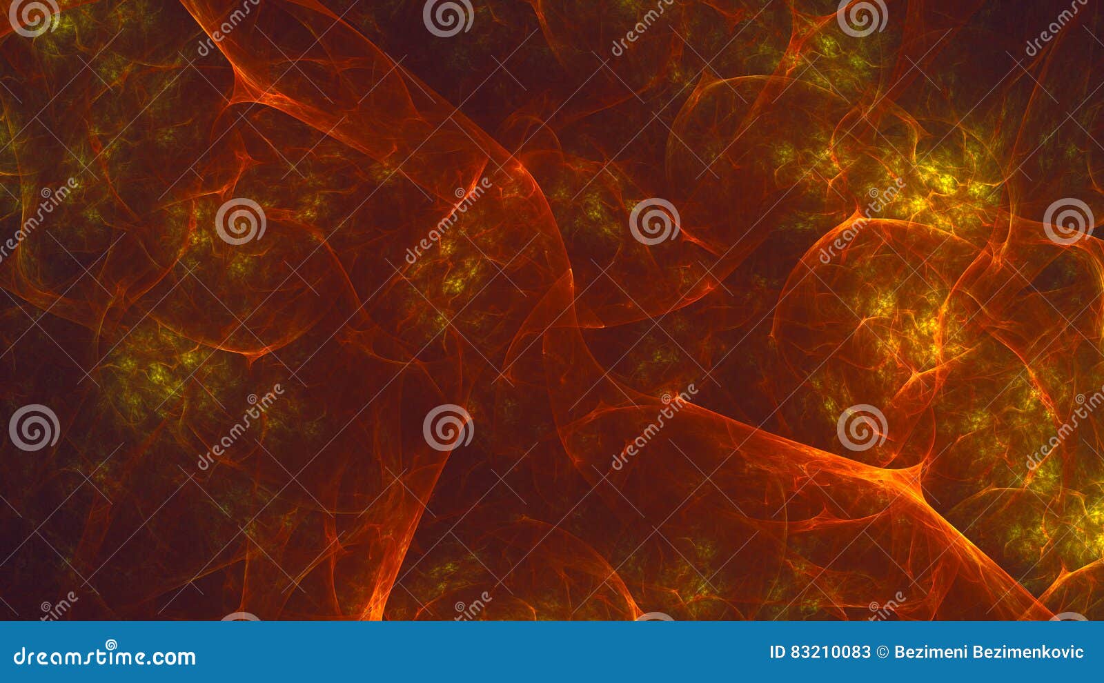 3D Generated Fractal Abstract Light Background Stock Illustration ...