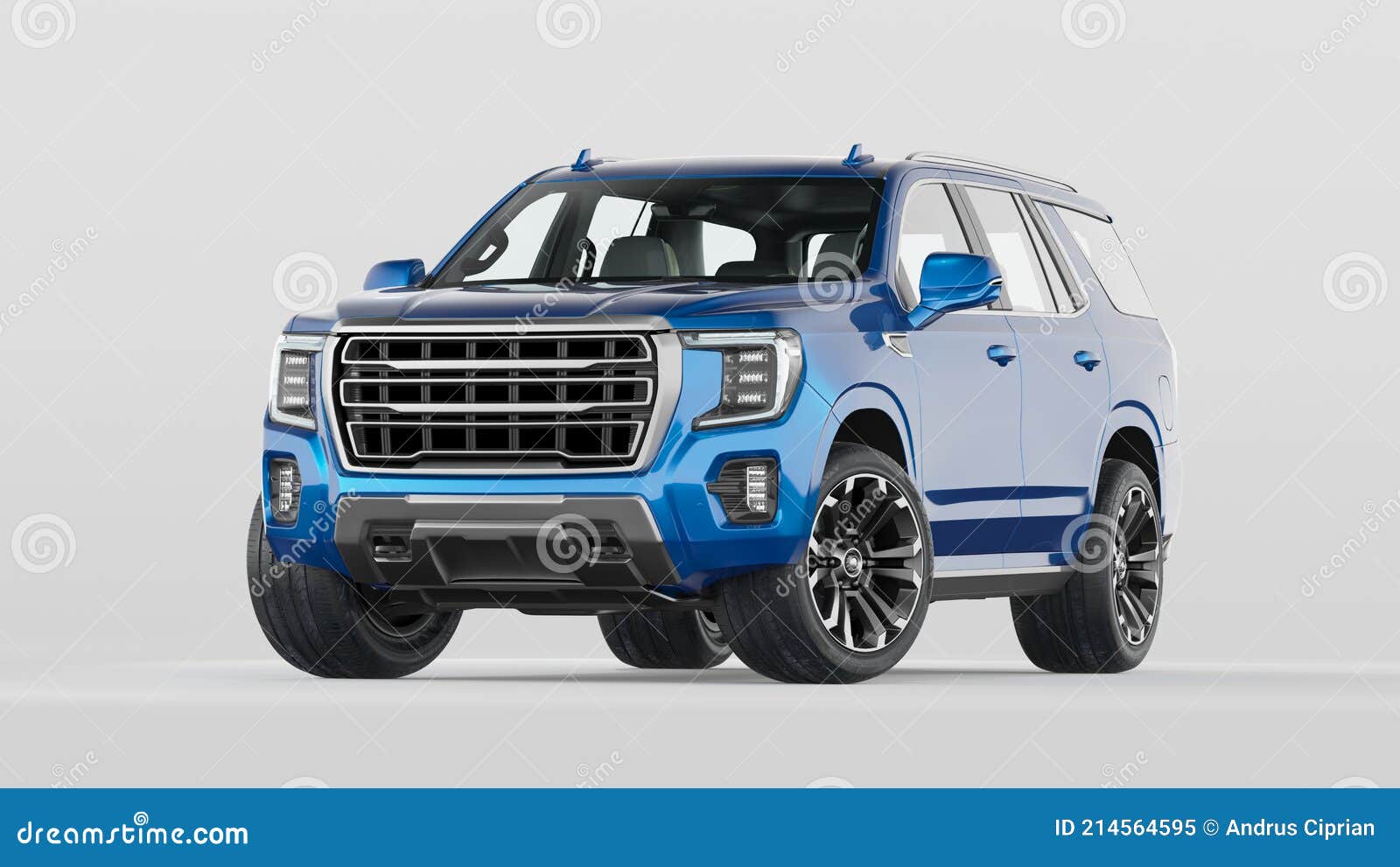 3D generic SUV stock illustration. Illustration of hatchback - 214564595