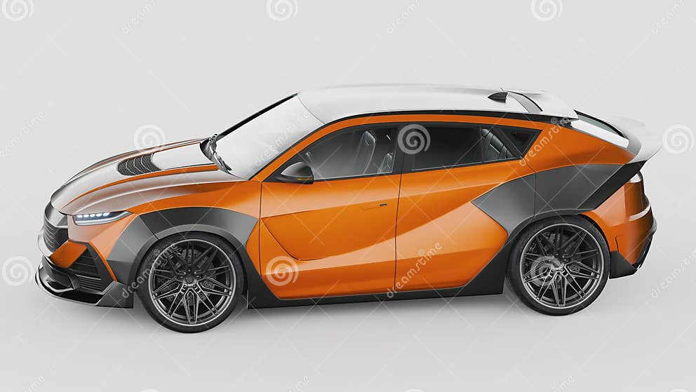3D generic SUV stock illustration. Illustration of fancy - 252117204