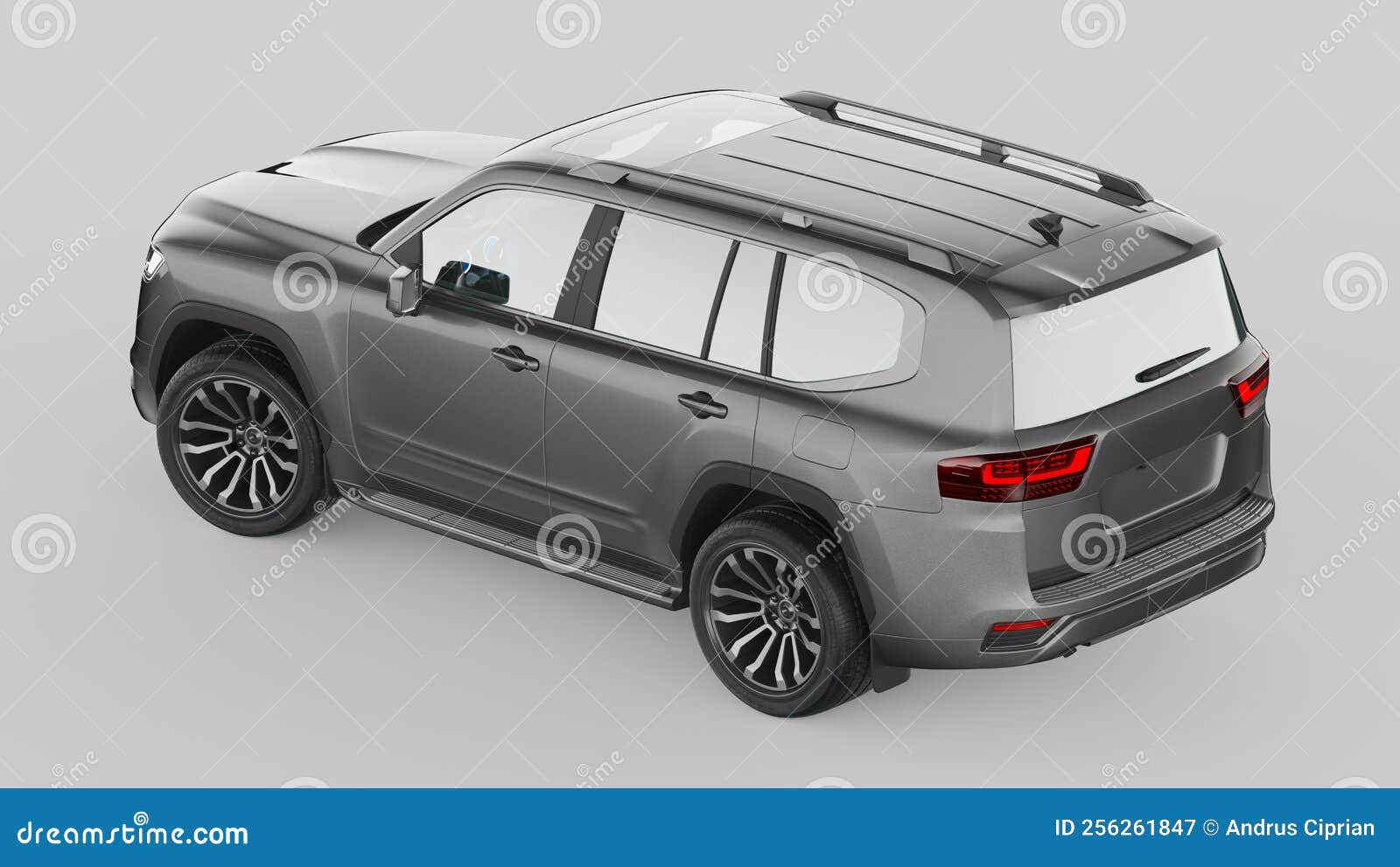 3D generic SUV stock illustration. Illustration of drive - 256261847