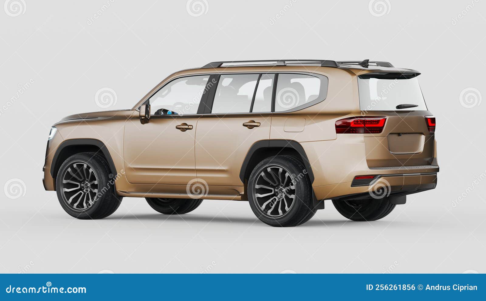 3D generic SUV stock illustration. Illustration of autonomous - 256261856