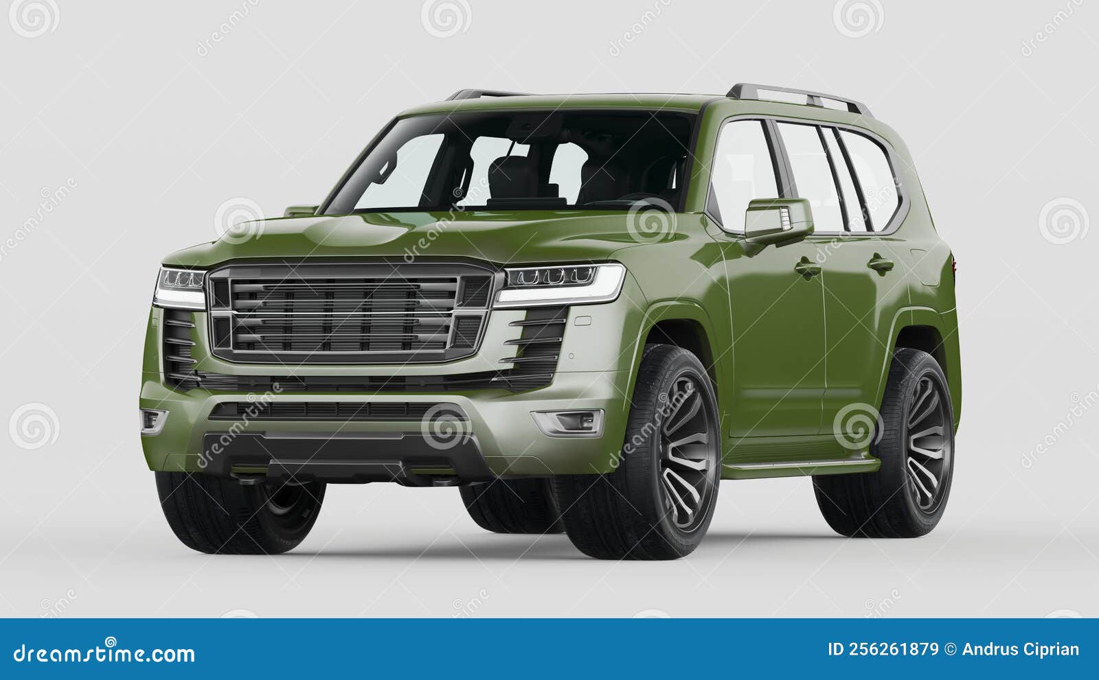 3D generic SUV stock illustration. Illustration of autonomous - 256261879