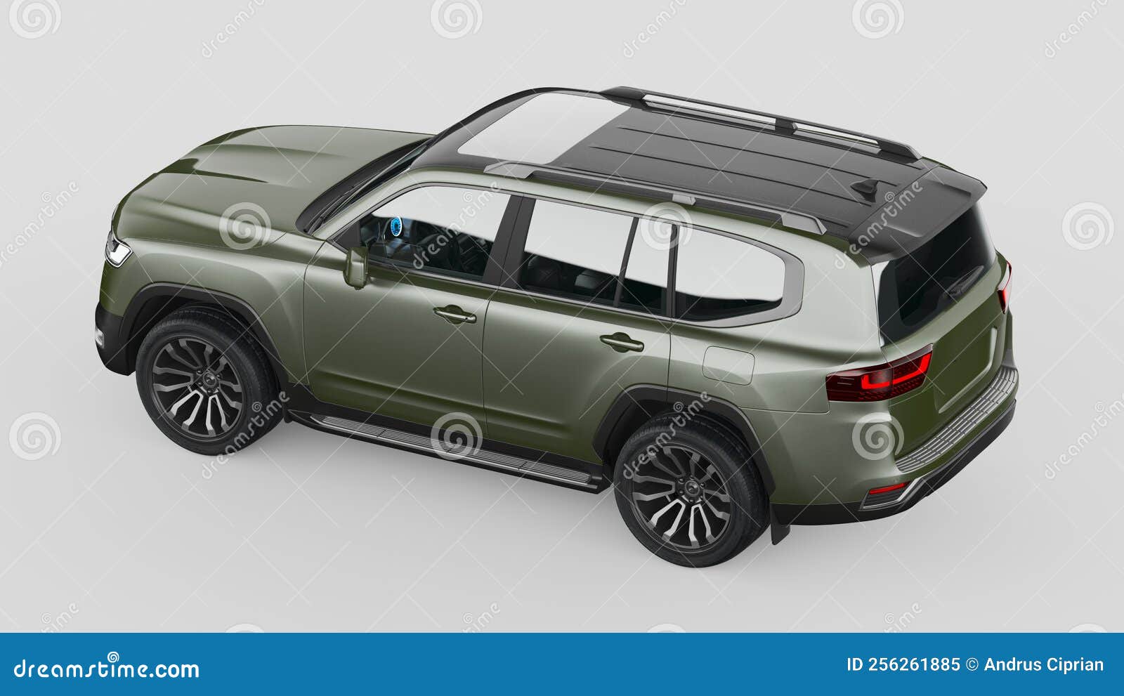 3D generic SUV stock illustration. Illustration of automobile - 256261885