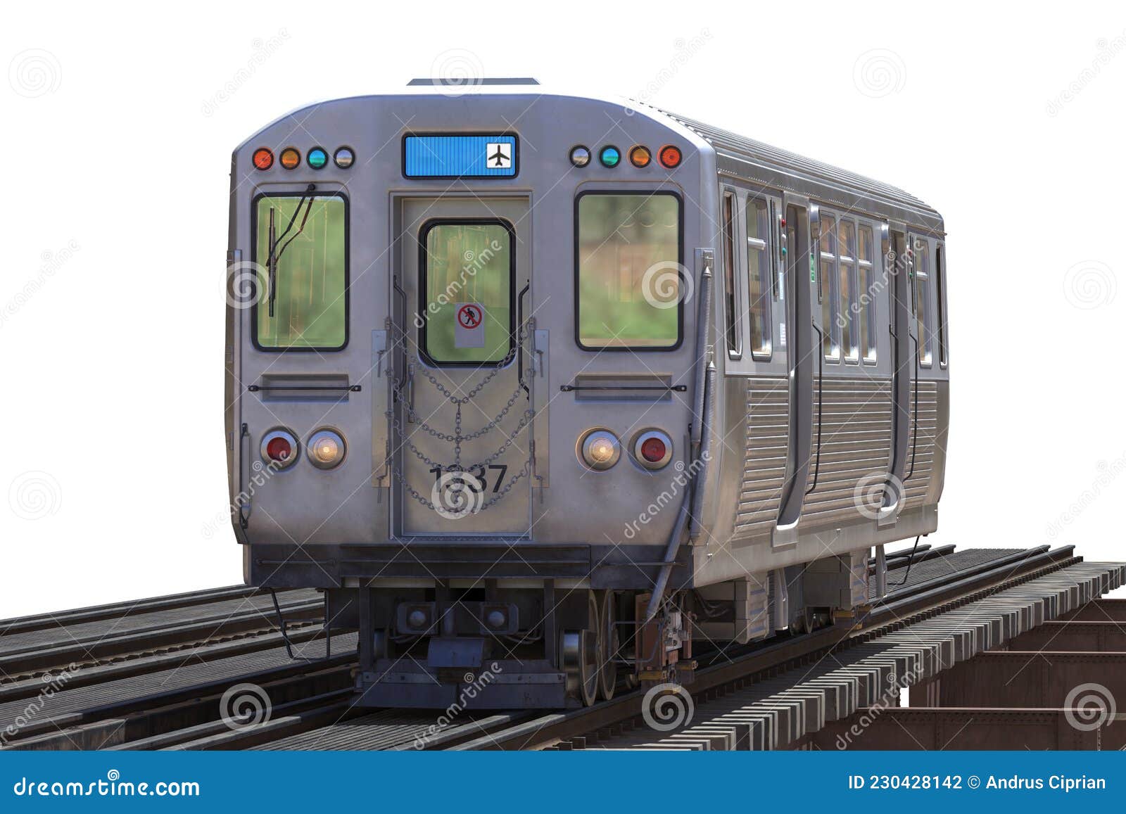 3D generic train stock illustration. Illustration of engine - 230428142