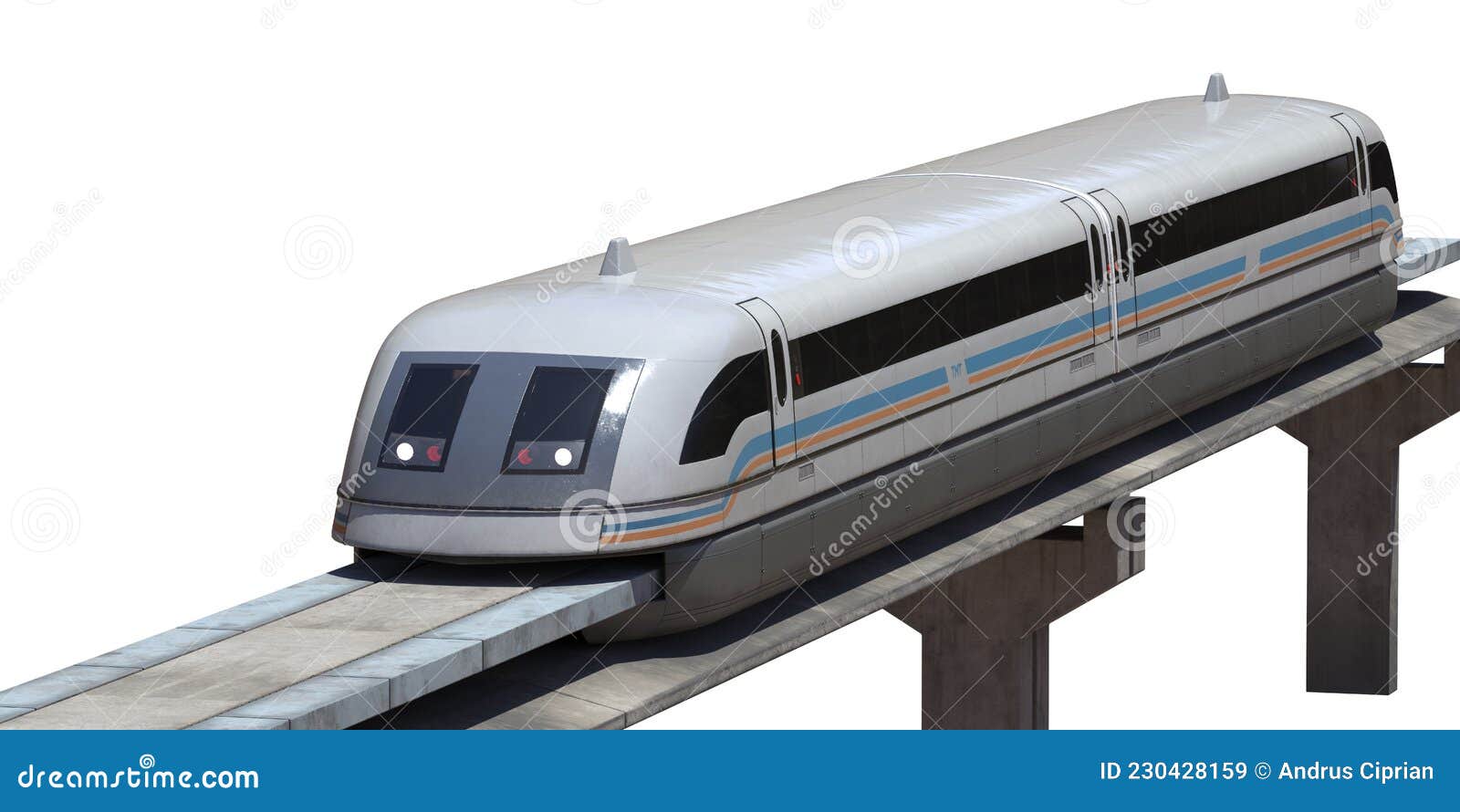 3D generic train stock illustration. Illustration of object - 230428159