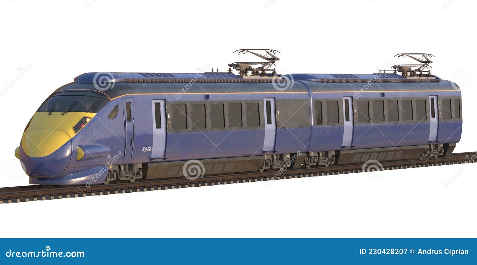 3D generic train stock illustration. Illustration of industry - 230428207