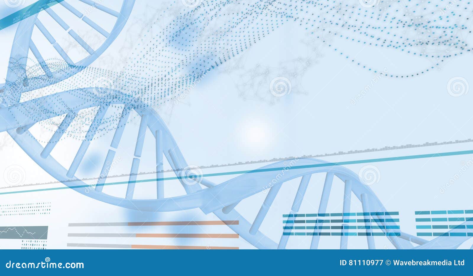 3D Genes Diagram On White Background Royalty-Free Stock Photography ...
