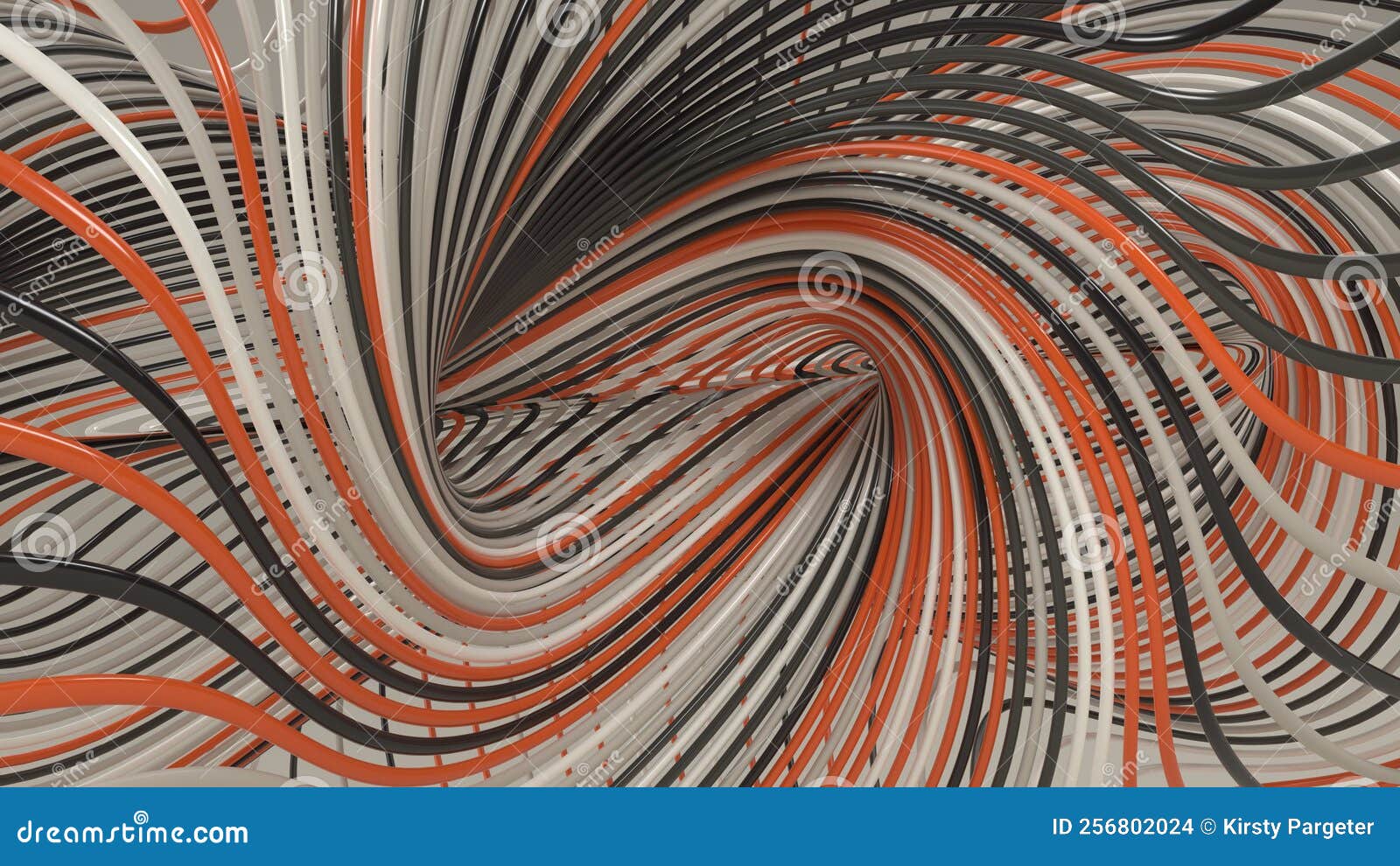 3D Geometric Abstract Twist Background Stock Illustration ...