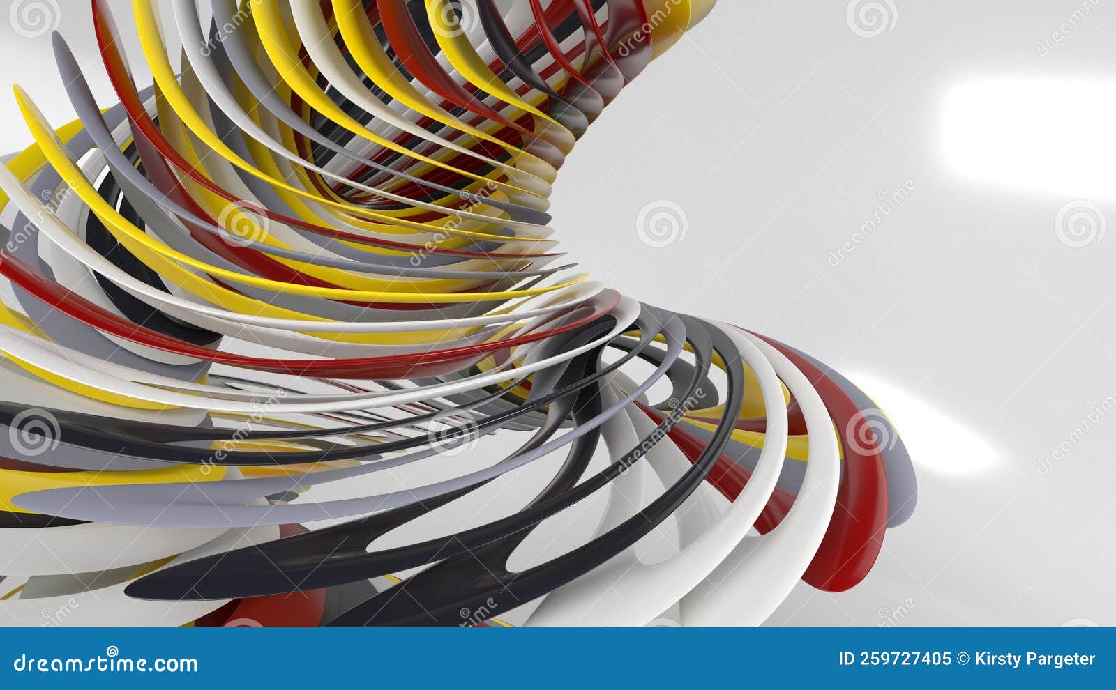 3D Geometric Abstract Twist Background Stock Illustration ...