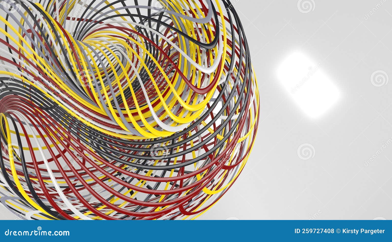 3D Geometric Abstract Twist Background Stock Illustration ...