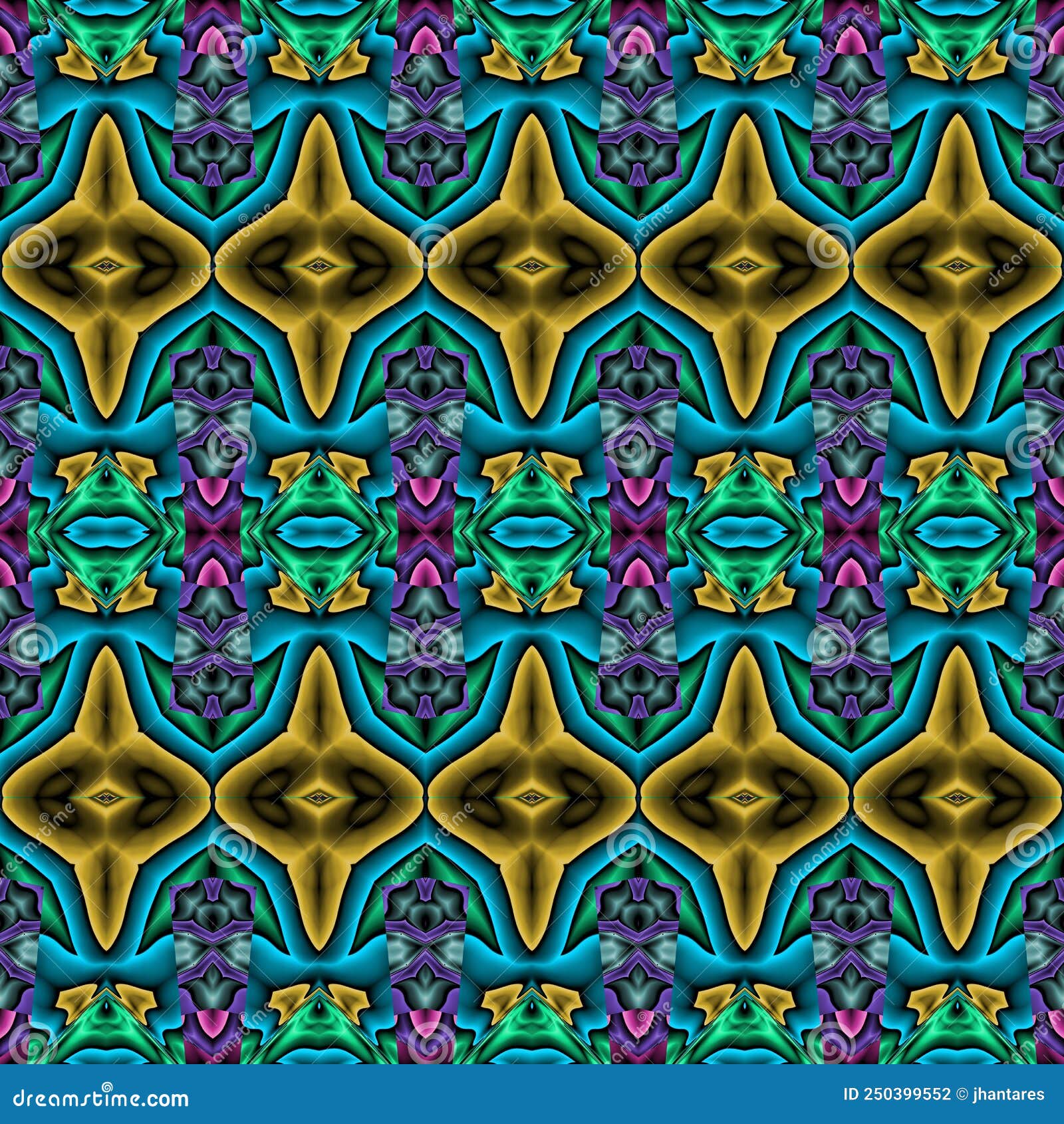 3d Geometric Color Gradient Graphic Stock Illustration - Illustration ...