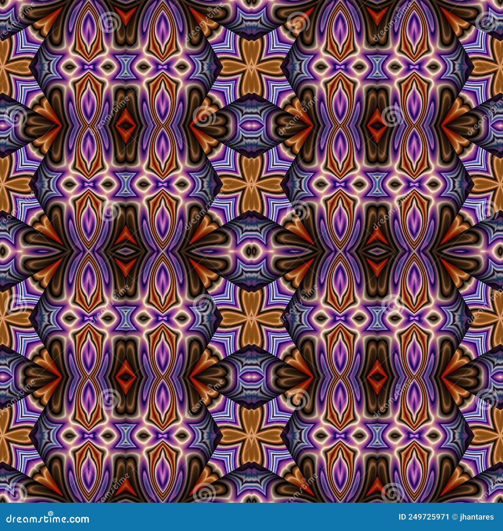 3d Geometric Color Gradient Pattern Stock Illustration - Illustration ...