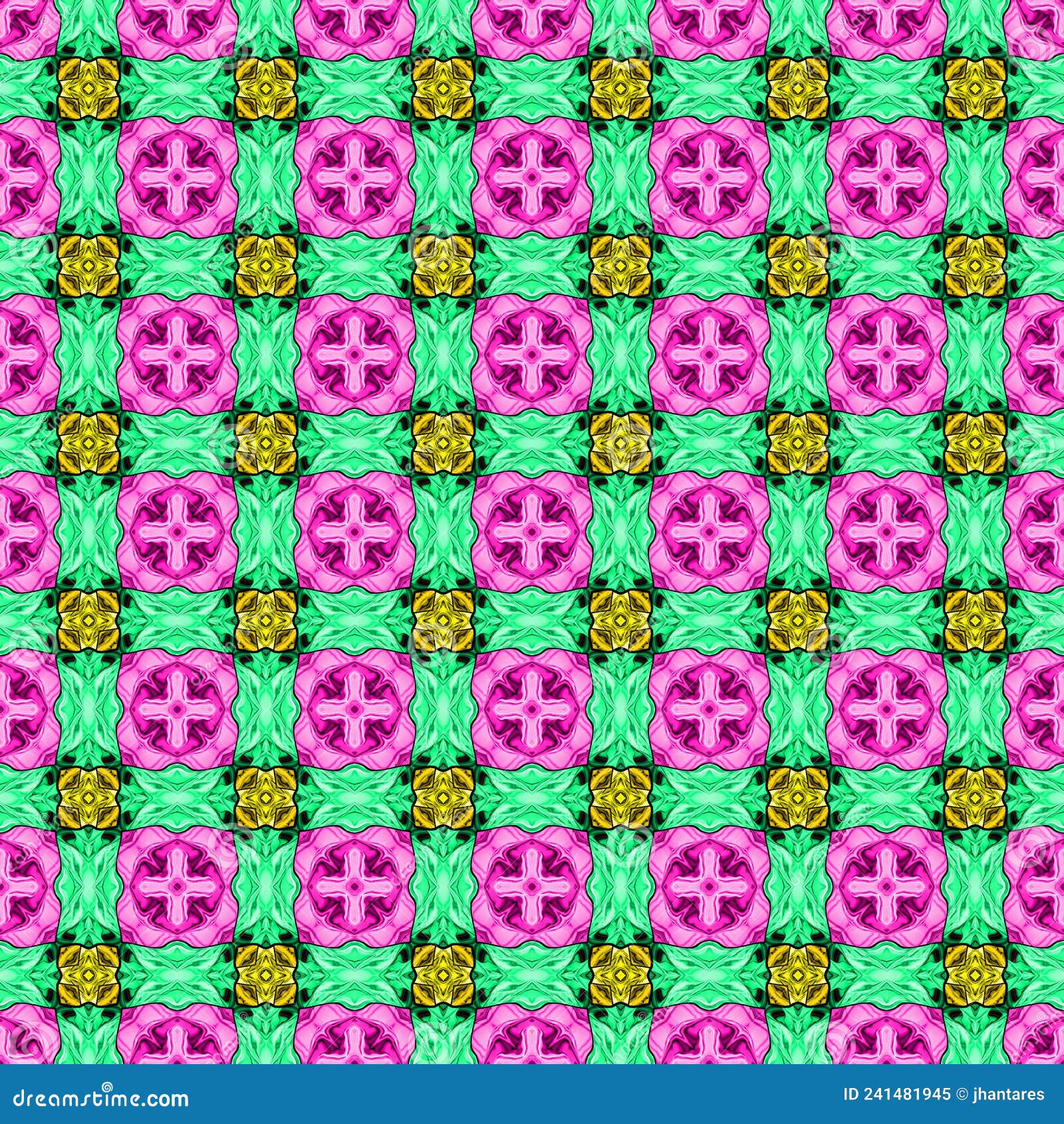 3d Geometric Fractal Pattern Stock Illustration - Illustration of ...