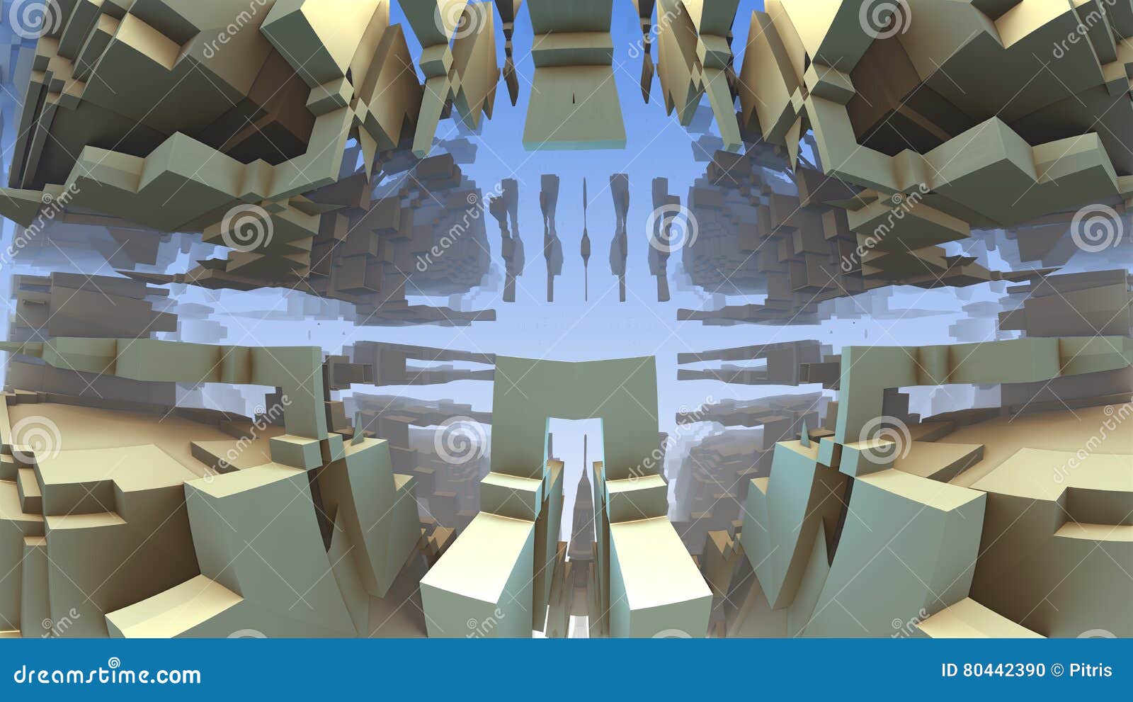 3D Shapes Floating Colorful Fluids In Weightlessness Stock Photography ...