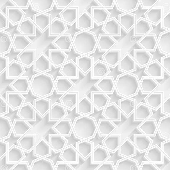 3d Geometric Star Pattern Background Stock Illustration - Illustration ...
