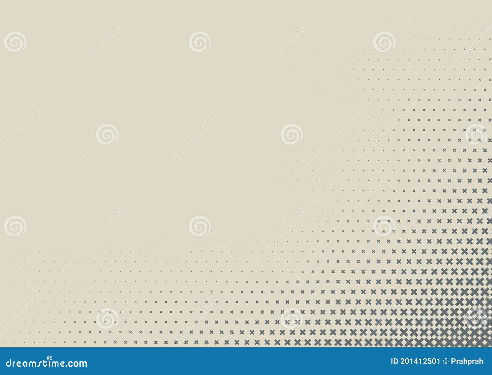2D Geometric Two Colors Cross Halftone Pattern Stock Vector ...
