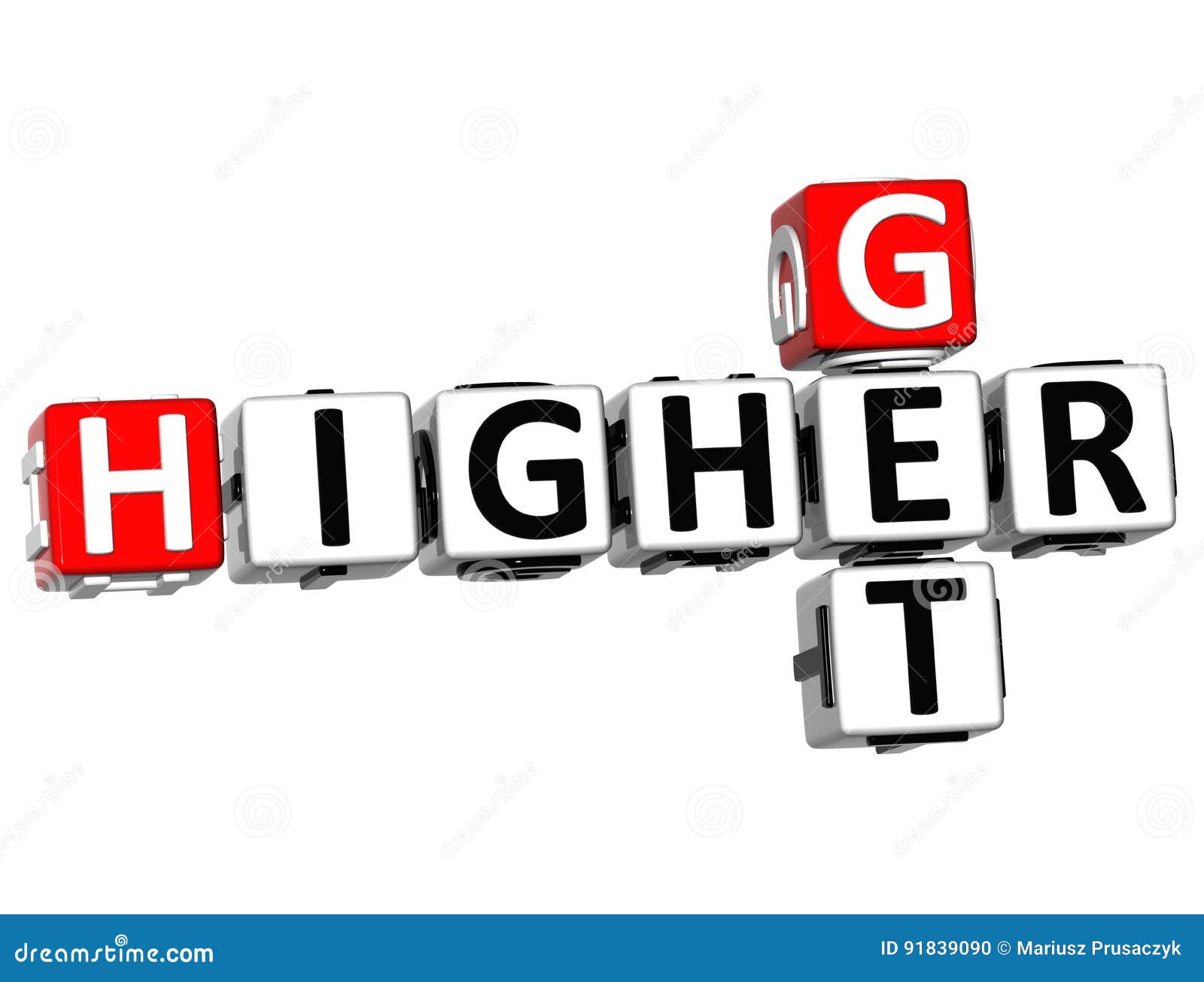 3d Get Higher Crossword Stock Illustrations – 2 3d Get Higher Crossword ...