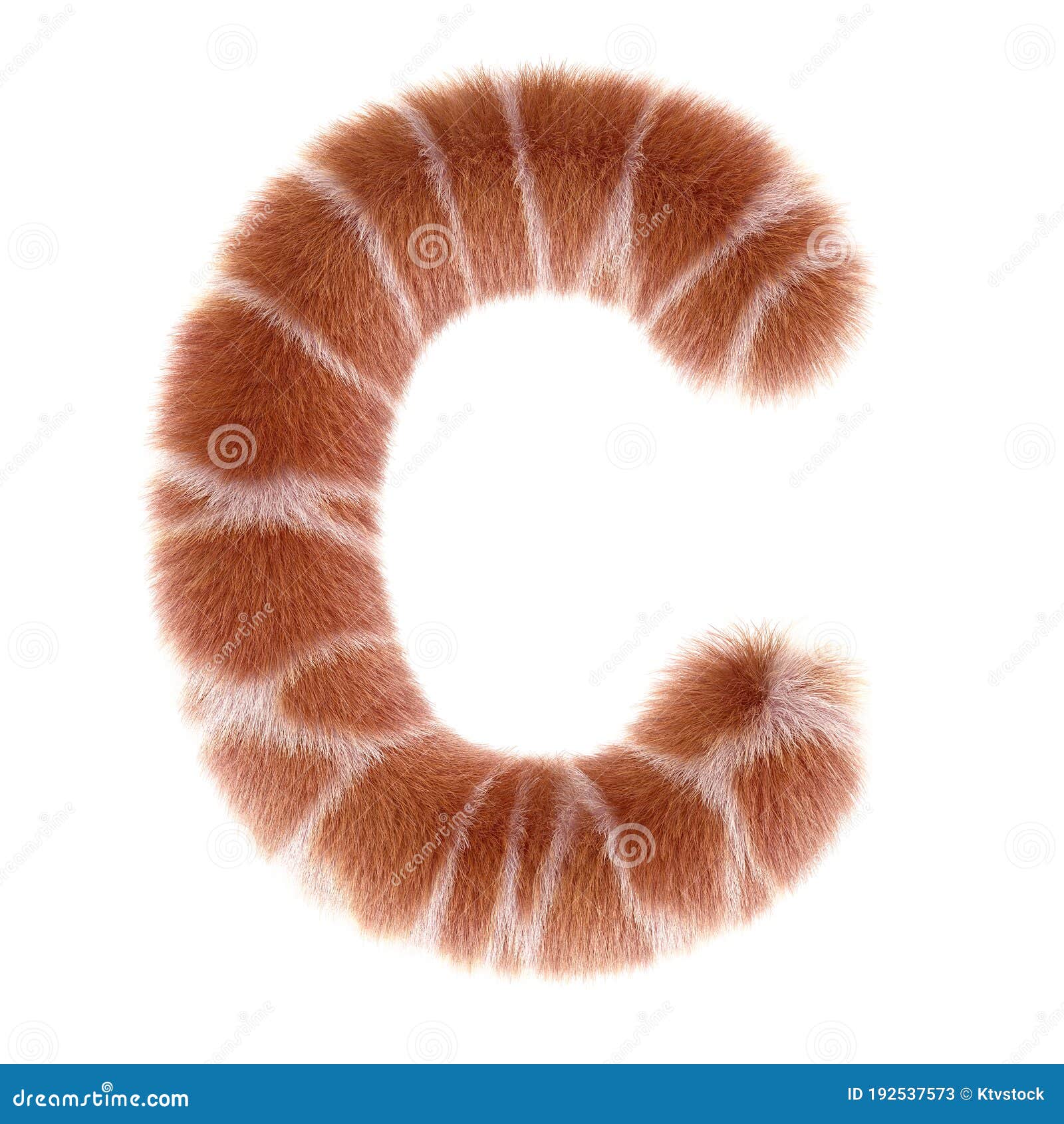 3d GIRAFFE Cartoon Funny Creative Fur Letter C Stock Illustration ...