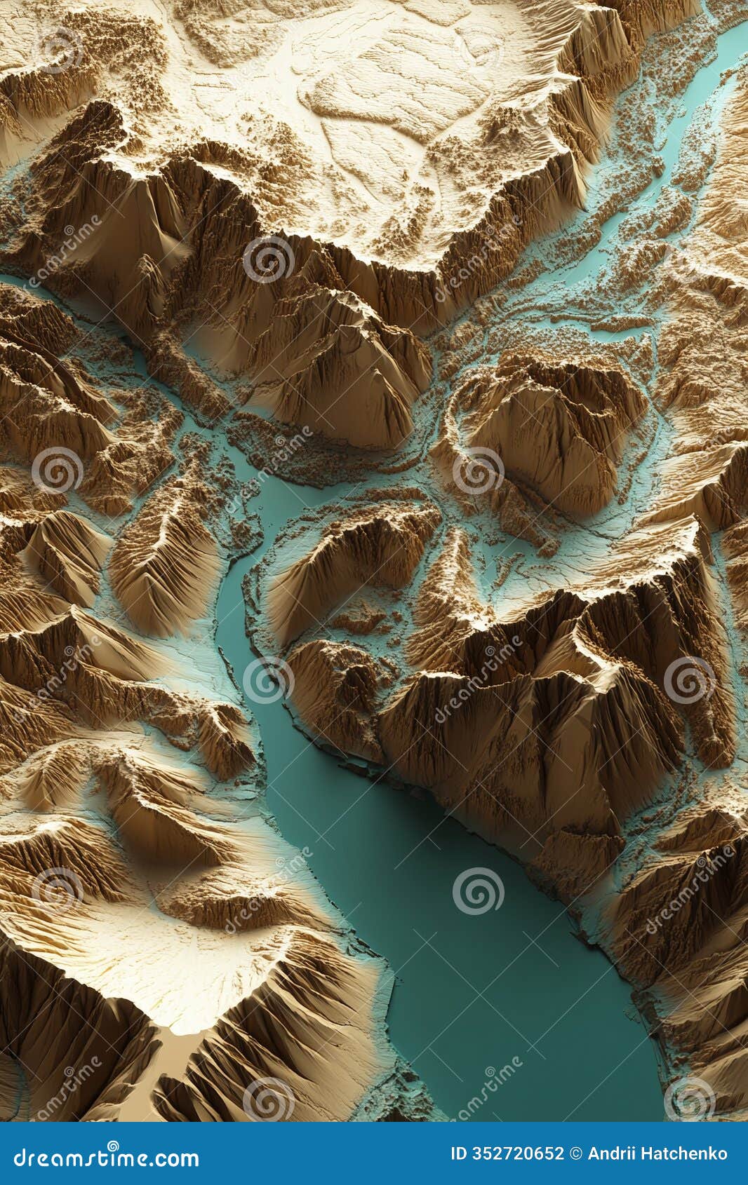 3D GIS Map of a River Canyon Showcasing Elevation Erosion Patterns and ... 3D GIS Map of a River Canyon Showcasing Elevation Erosion Patterns and ...