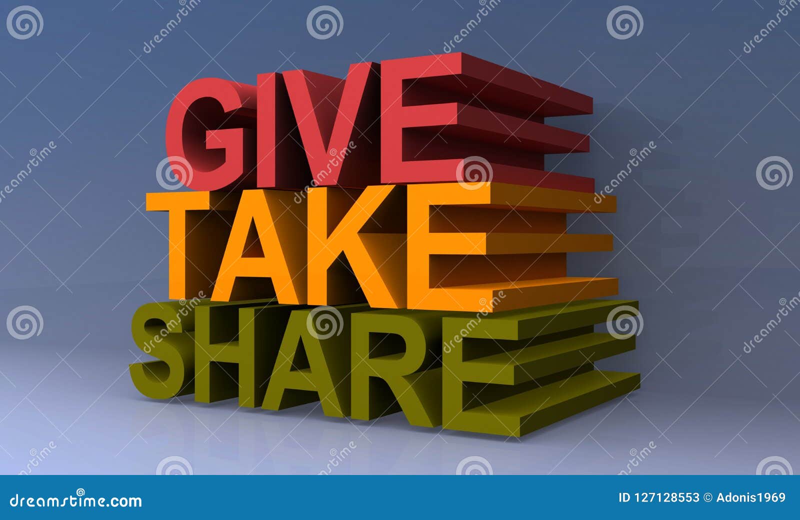 Give Take Share Sign stock illustration. Illustration of supportive ...