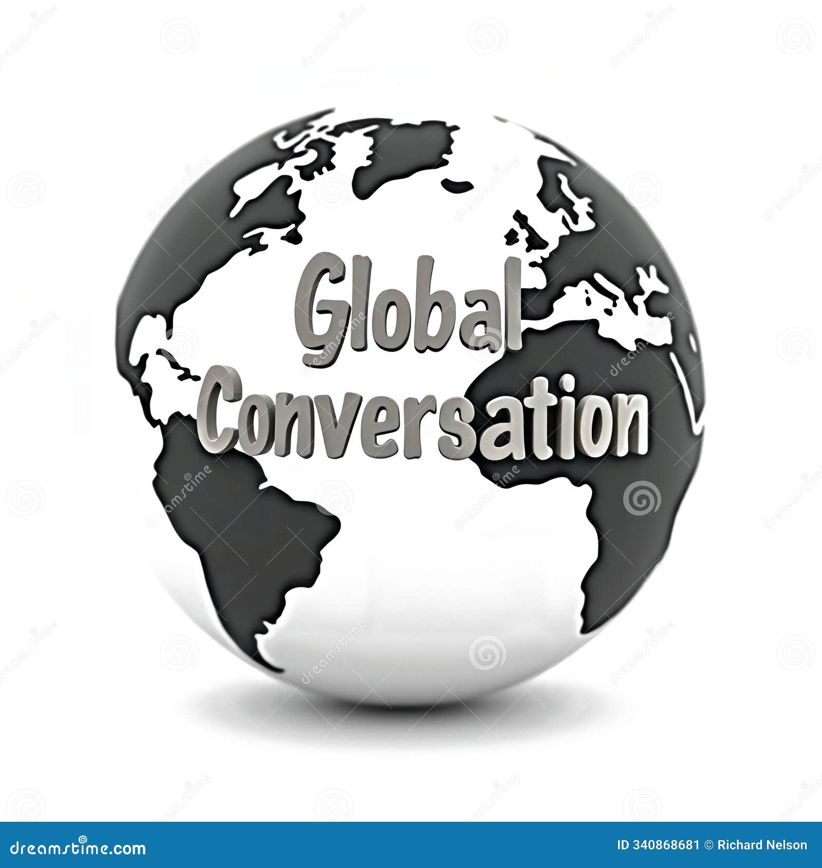 Global Conversation stock illustration. Illustration of earth - 340868681