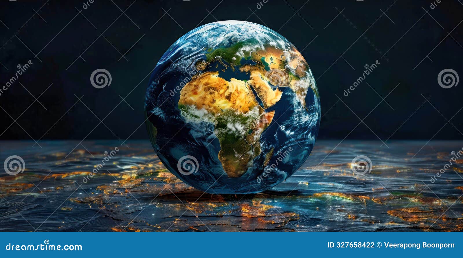 3D Globe with Interactive Weather Patterns Visualizing Real-time ...