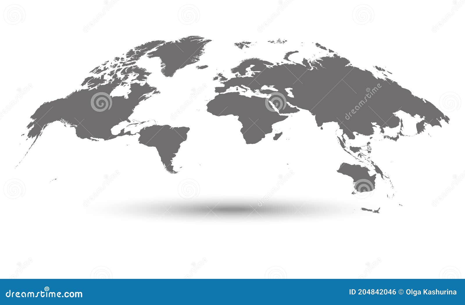 3D Globe Map Template Monochrome Design for Education, Science, Web ...