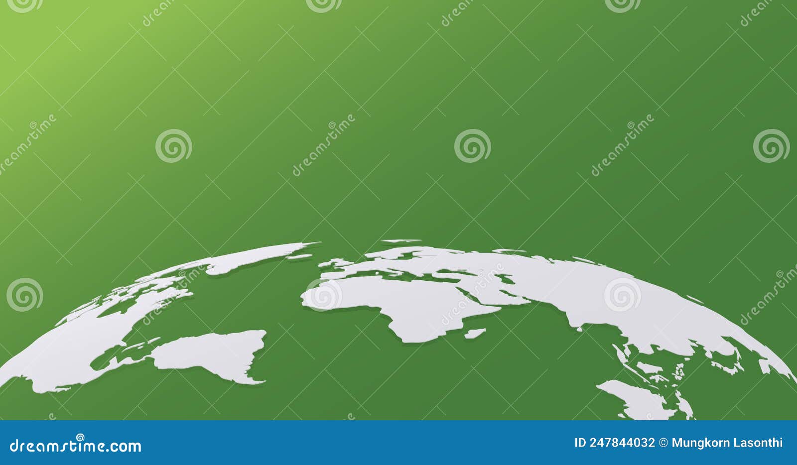 3D Globe World Map. Vector Illustration Stock Vector - Illustration of ...