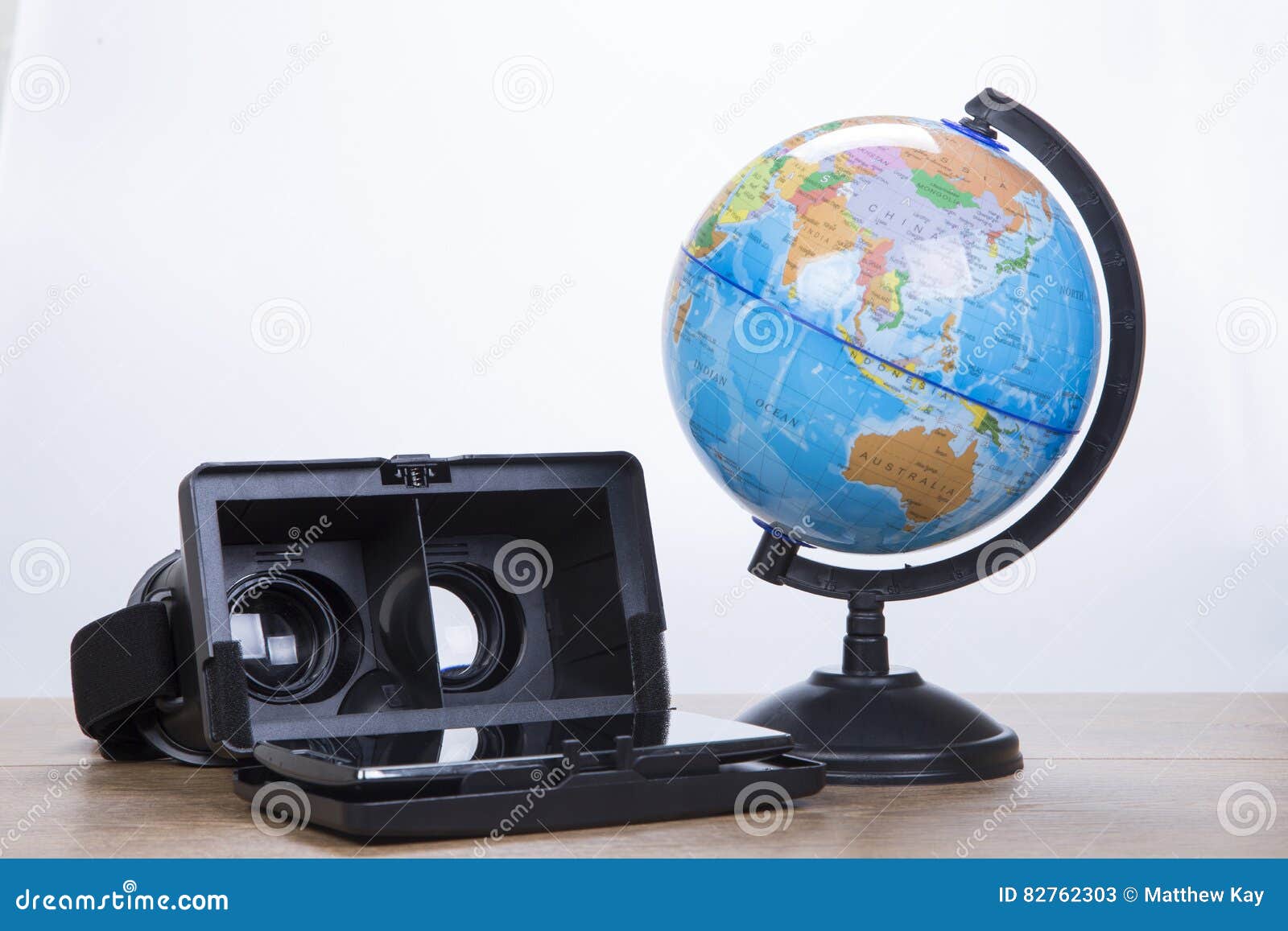 3d Goggles or Glasses with a World Globe Stock Image - Image of ...