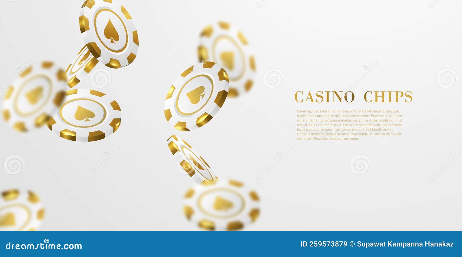 3D Gold Casino Chip Design Luxury Casino Vector Illustration Stock ...