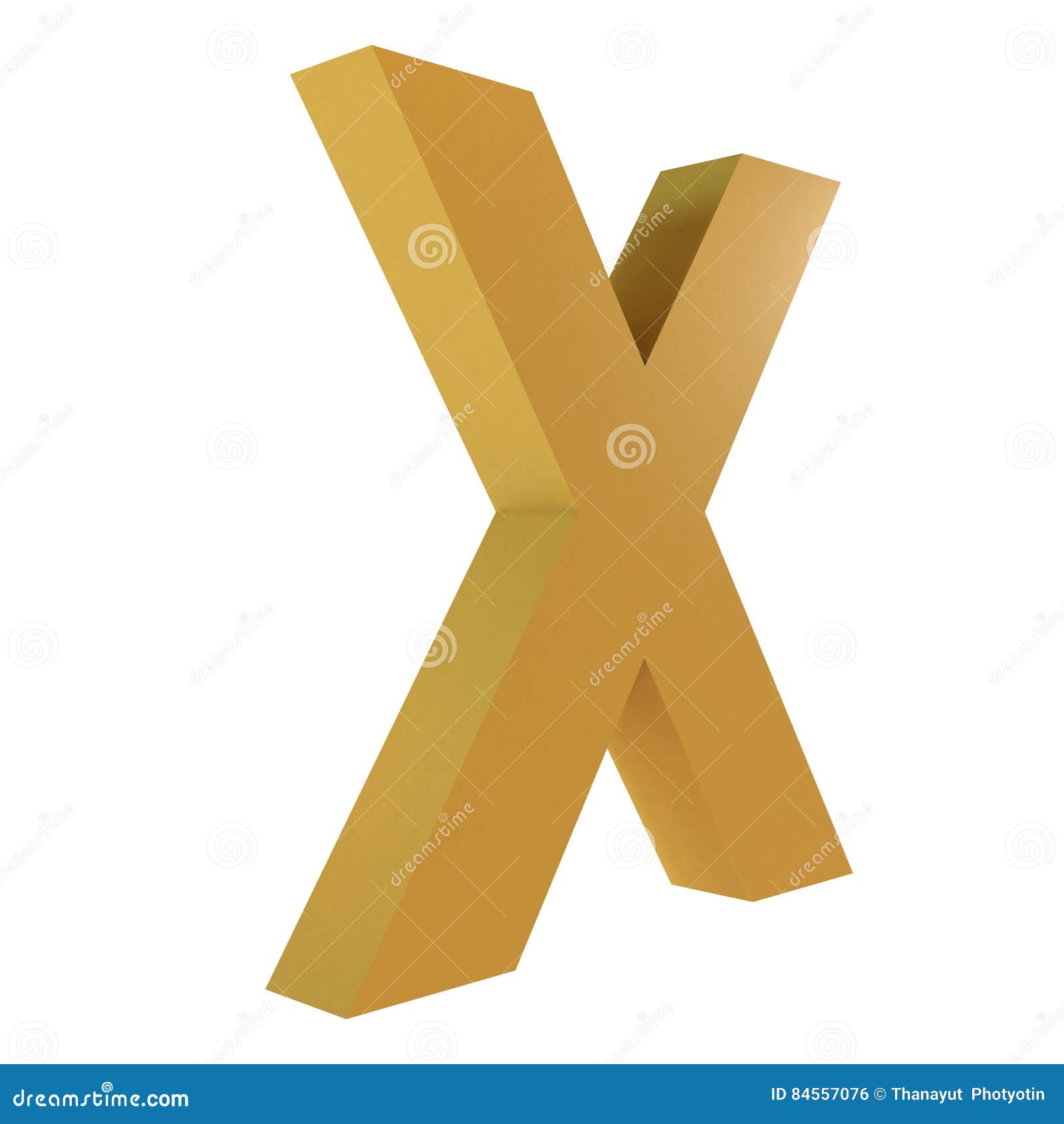 3D Gold Letter X stock illustration. Illustration of solid - 84557076