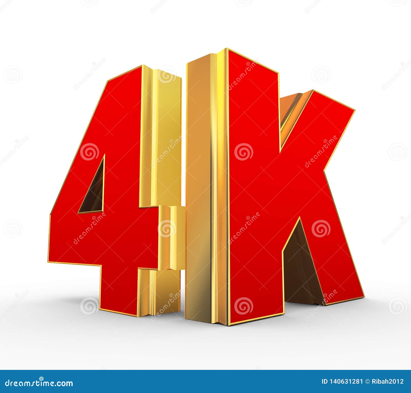 3d golden 4k ultra text stock illustration. Illustration of uhdtv ...