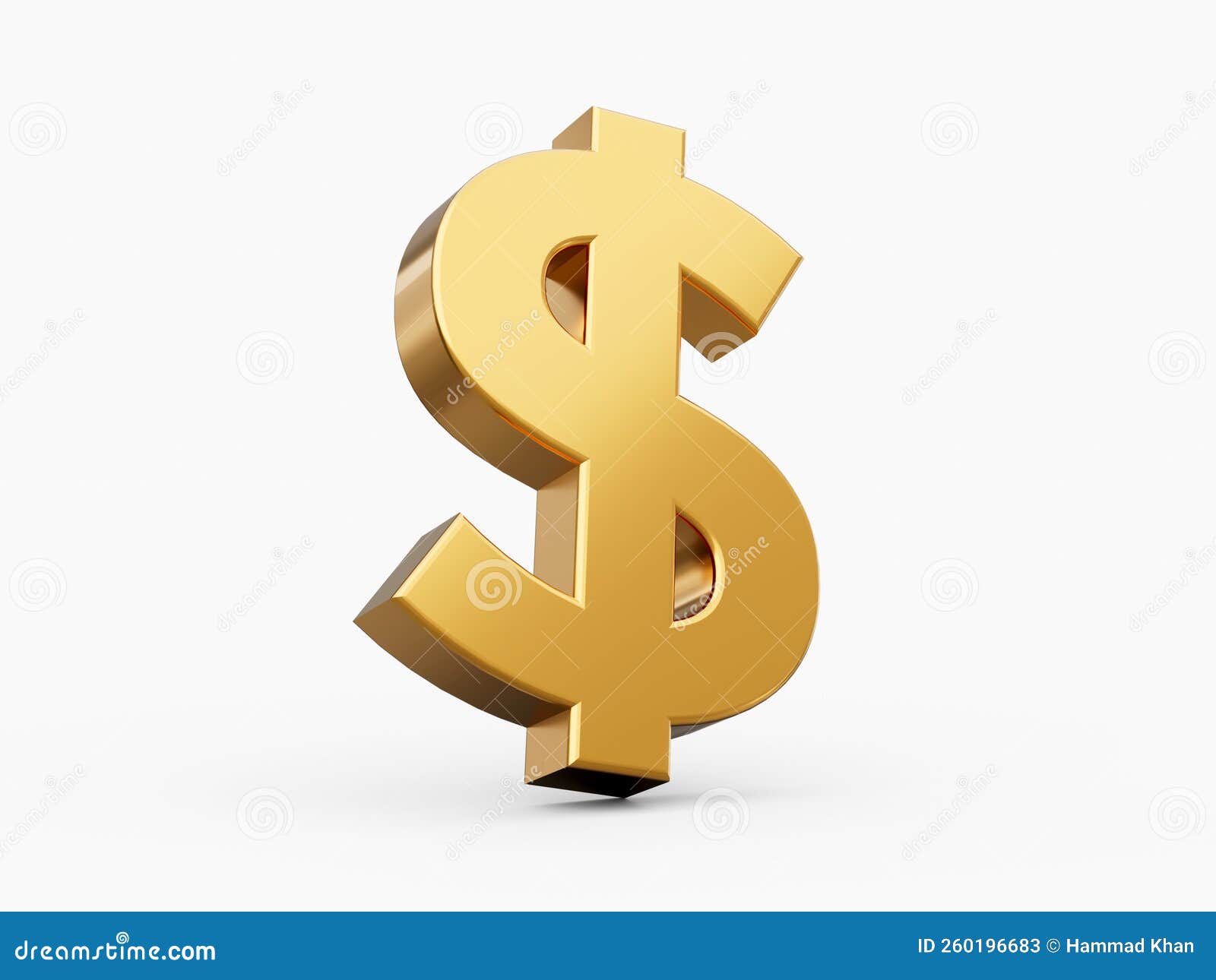 3d Golden Sign Isolated on White Background 3d Illustration Stock ...