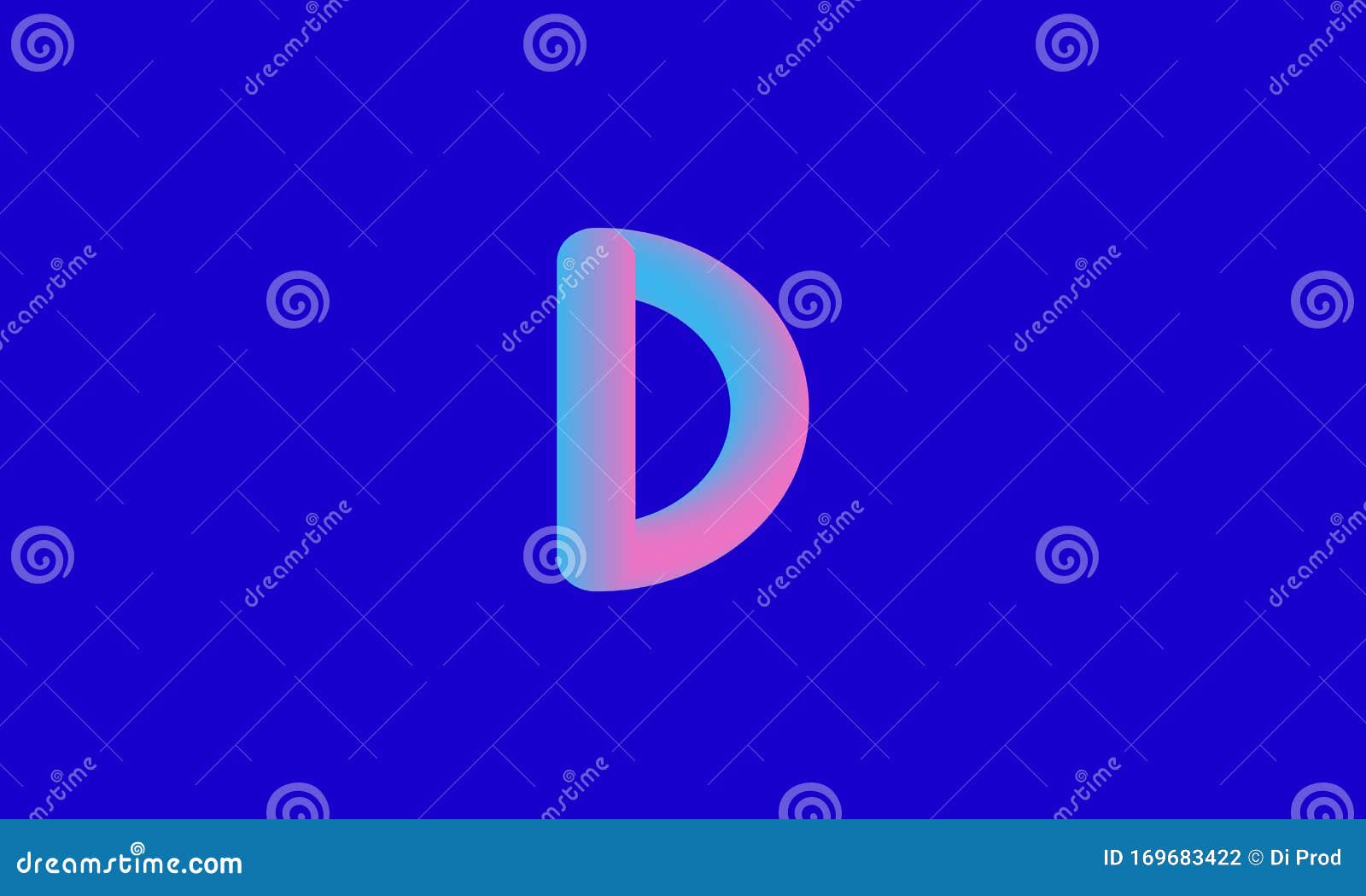 3d Gradient Letter D,3d Letters D Logo Design,gradient D,3d Decorative ...