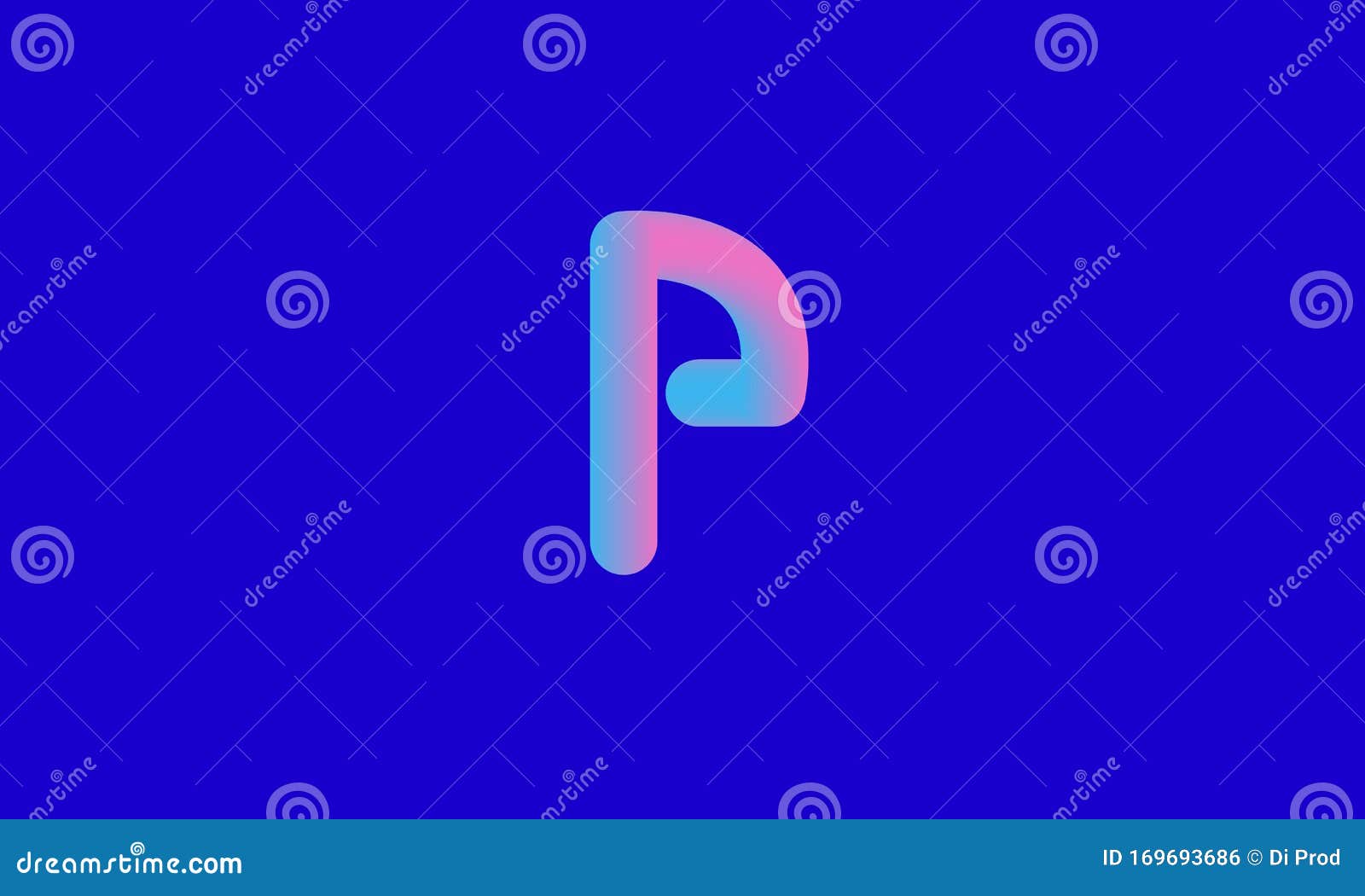 3d Gradient Letter P,3d Letters P Logo Design,gradient P,3d Decorative ...