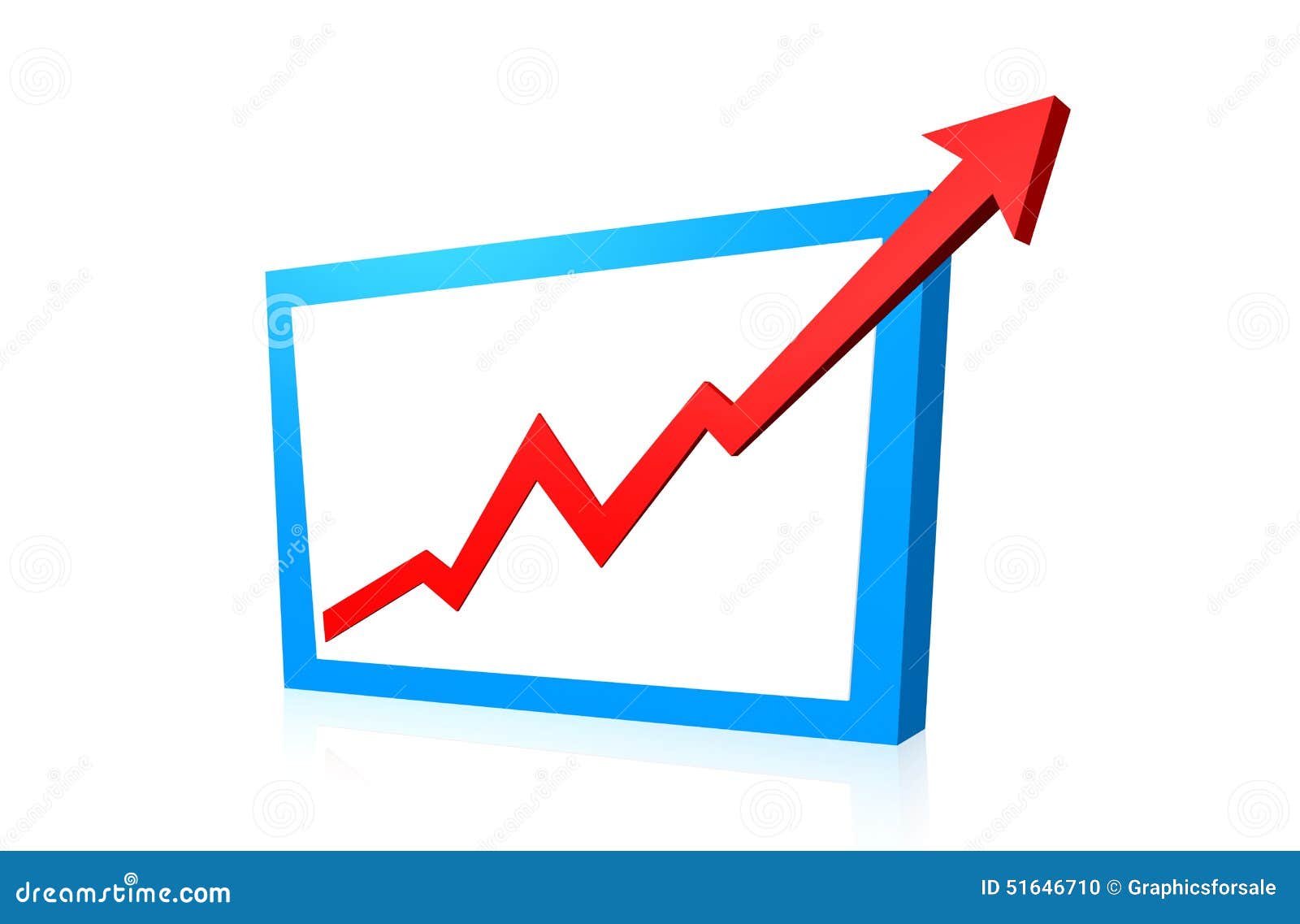 3D graphic chart stock illustration. Illustration of contribution ...