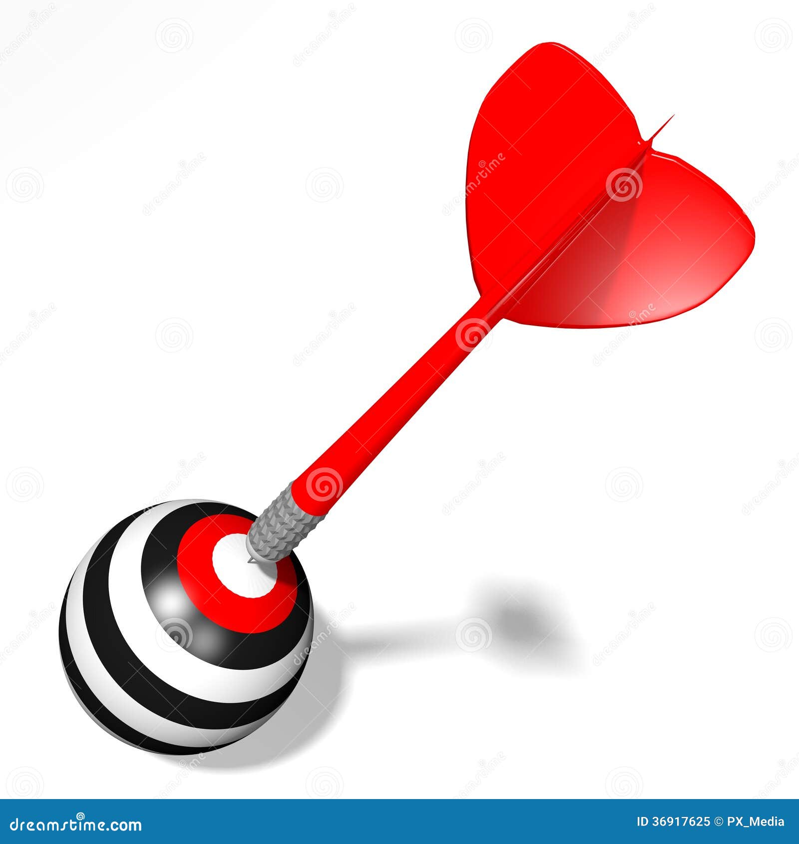 3D Graphics, Darts, Metaphors - Goal... Stock Illustration ...