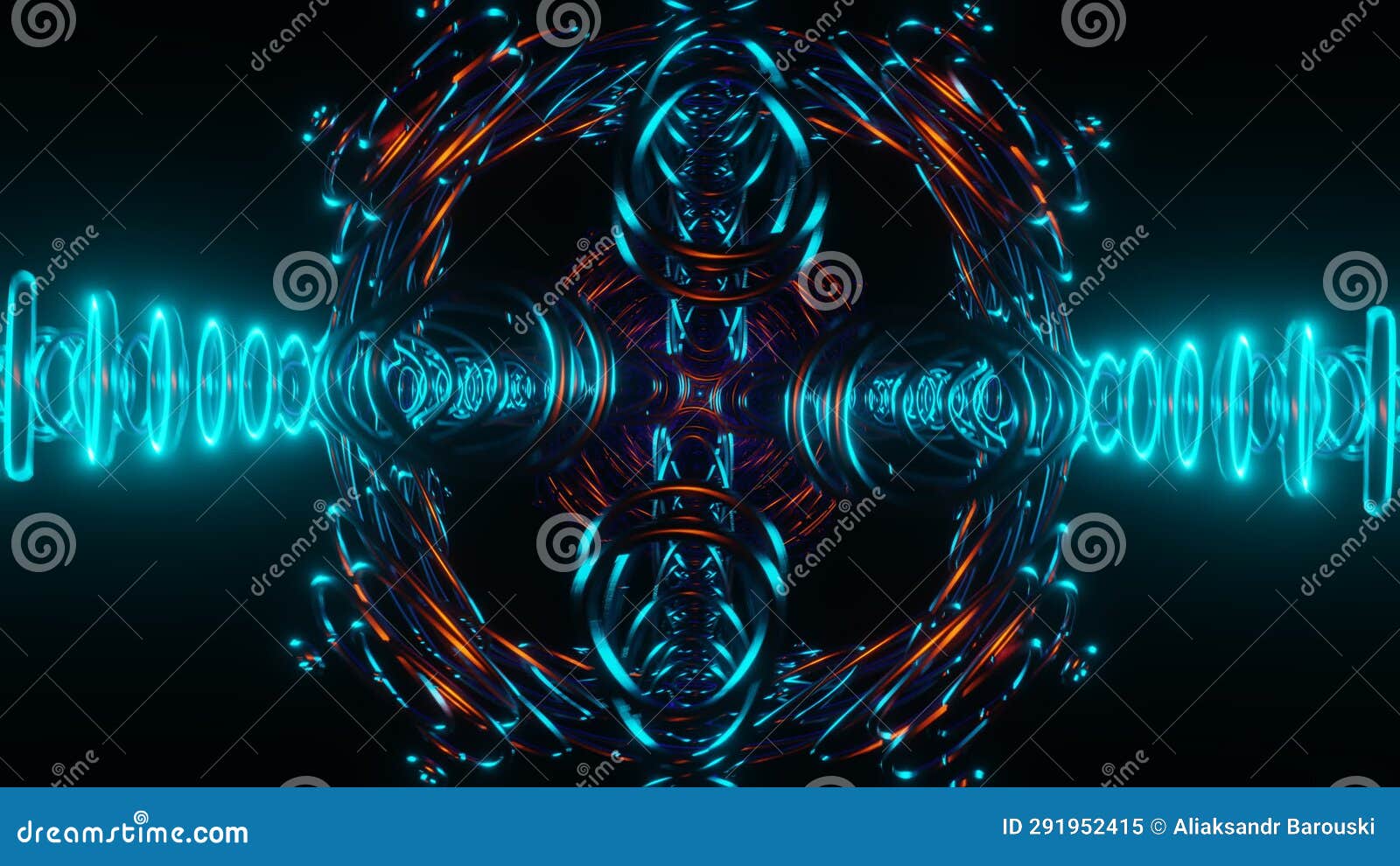 A Lively VJ Loop Backdrop with Pulsating Neon Disco Strobe Lights ...