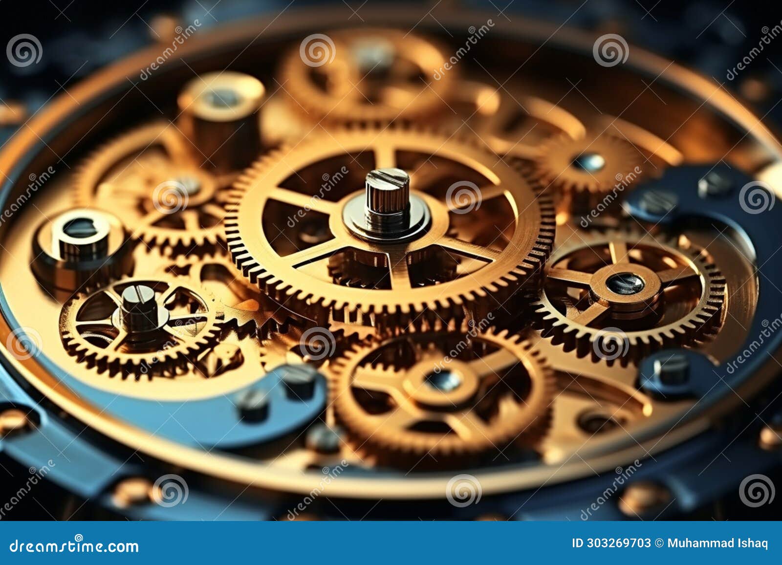 3d Graphics Style of Mechanical Gears in Motion, Engineering ...