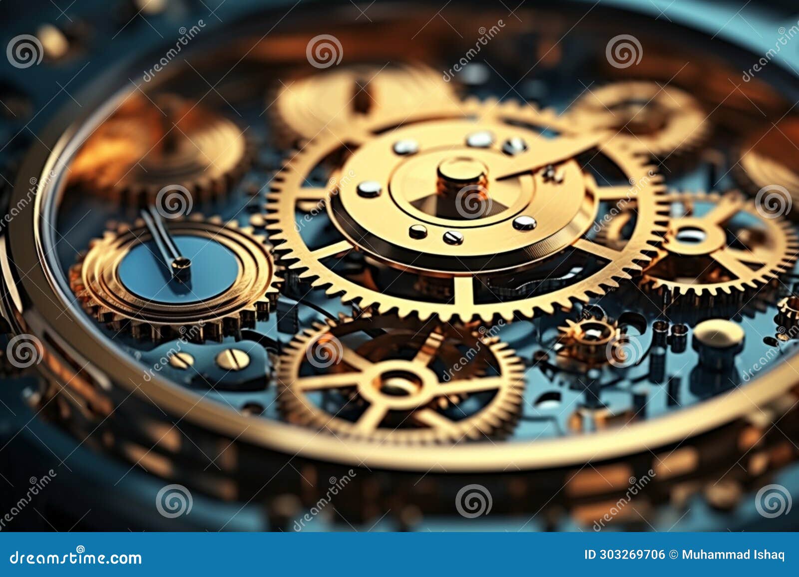 3d Graphics Style of Mechanical Gears in Motion, Engineering ...