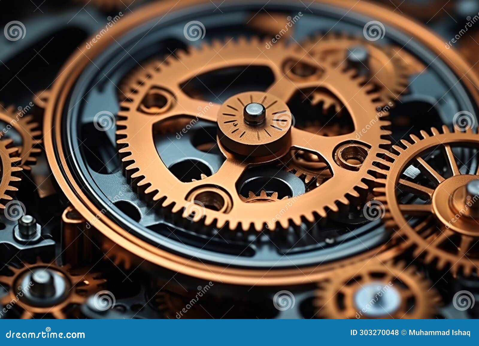3d Graphics Style of Mechanical Gears in Motion, Engineering ...