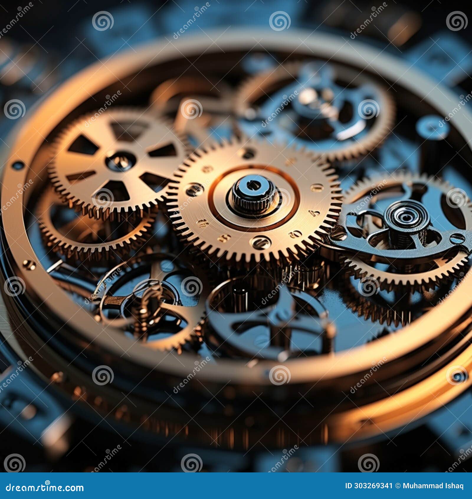 3d Graphics Style of Mechanical Gears in Motion, Engineering ...