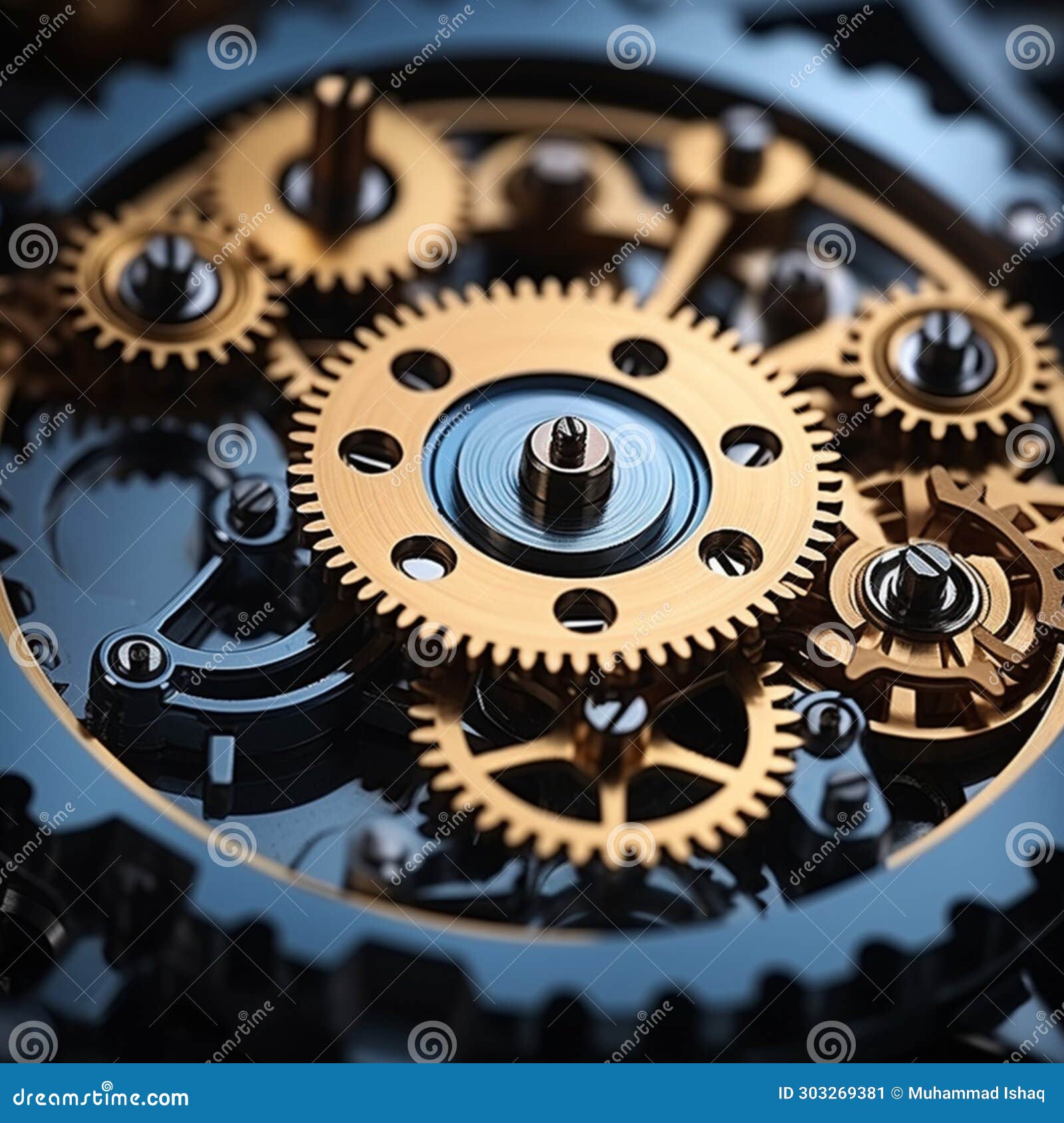 3d Graphics Style of Mechanical Gears in Motion, Engineering ...