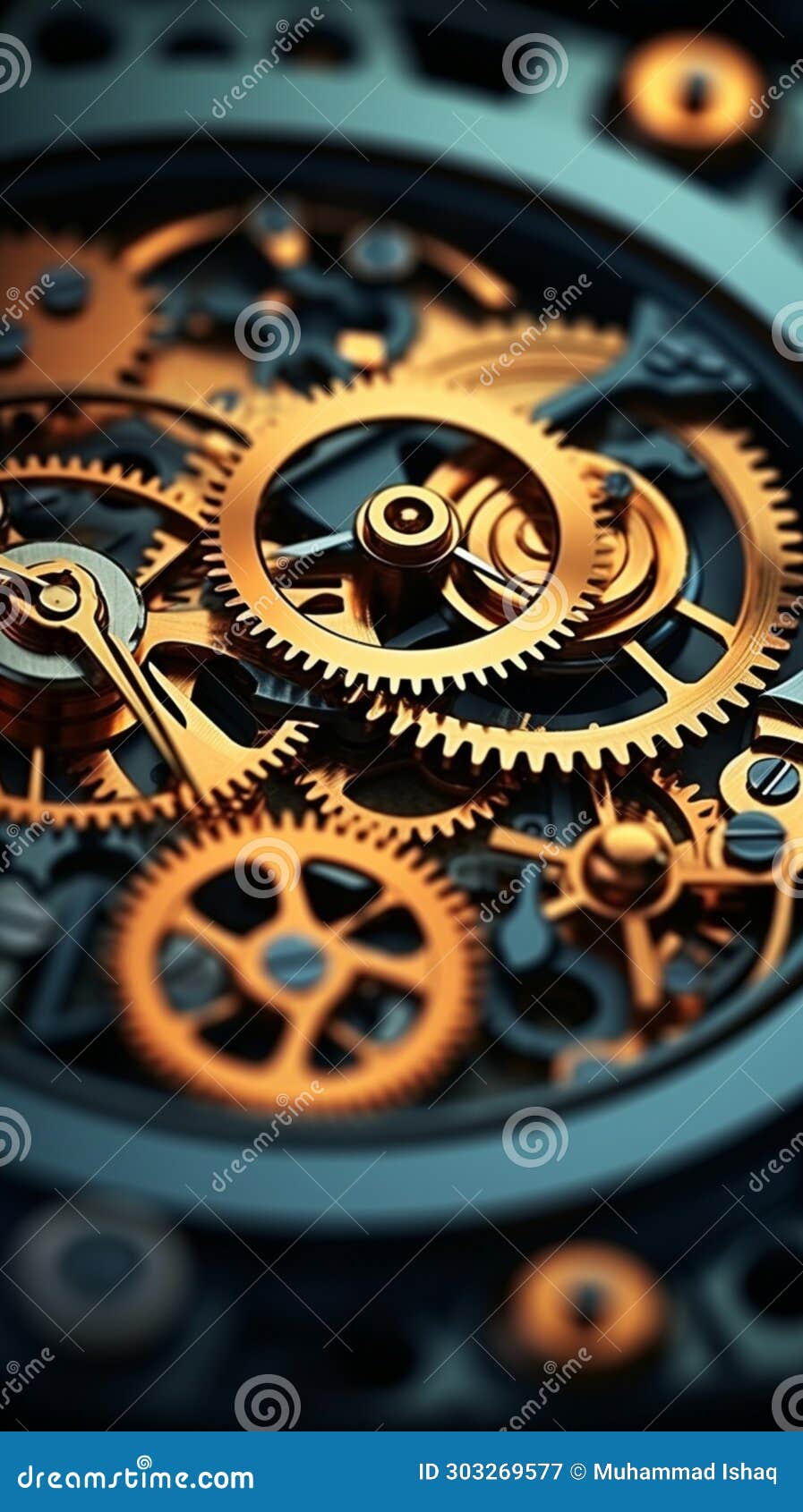 3d Graphics Style of Mechanical Gears in Motion, Engineering ...