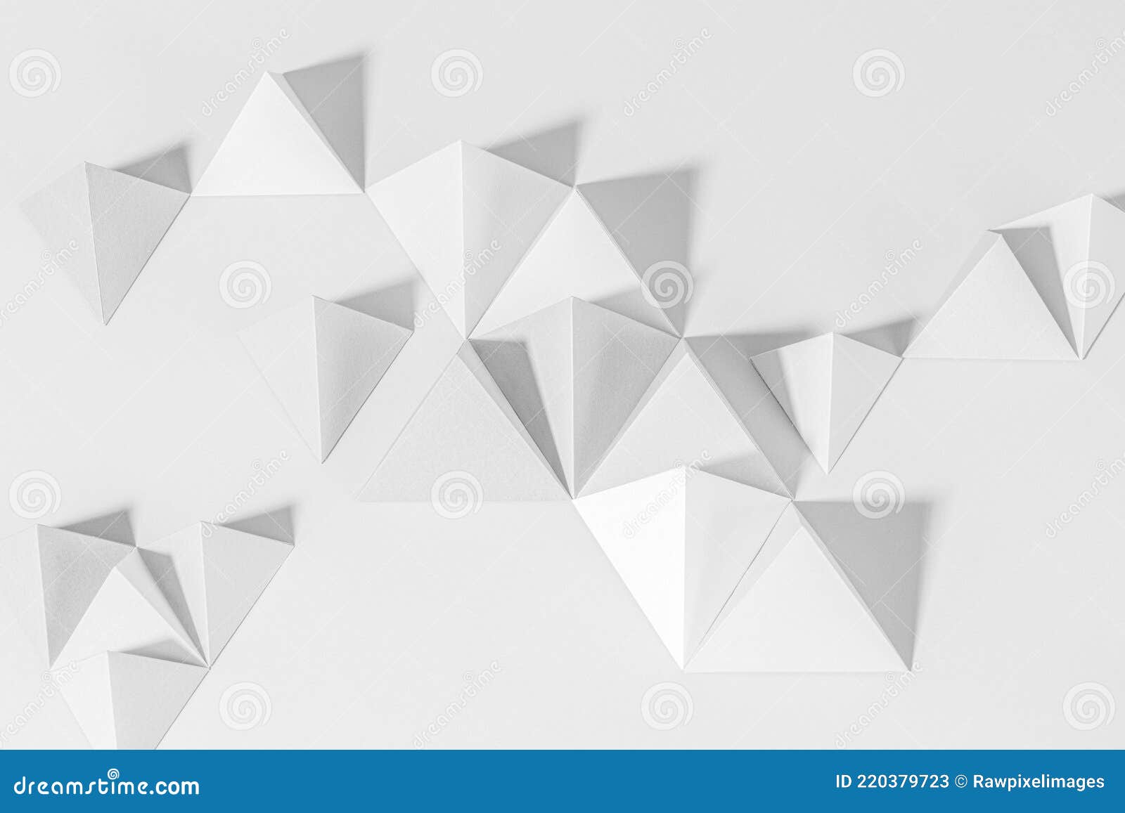 Pyramid Paper Model Template Vector Illustration | CartoonDealer.com ...