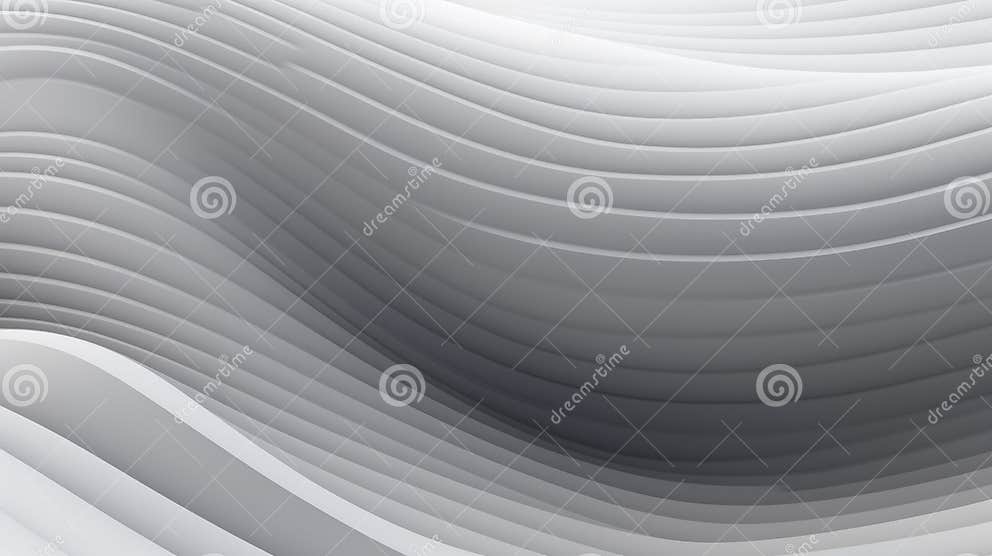 3D Gray Wavy Background stock illustration. Illustration of wallpaper ...