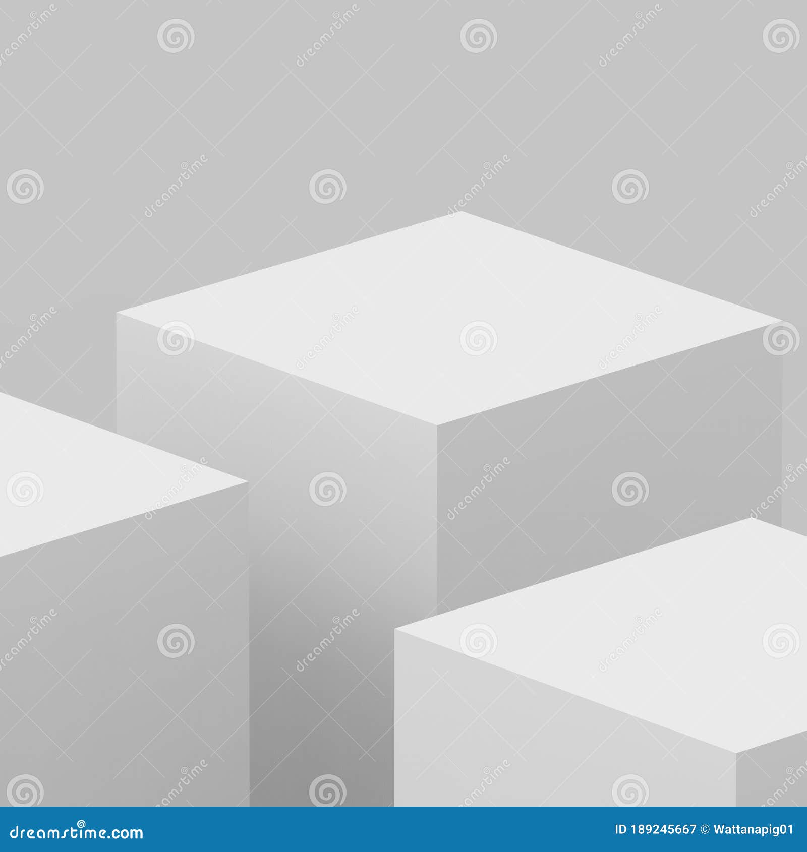 3d Gray White Cube and Box Podium Minimal Scene Studio Background ...