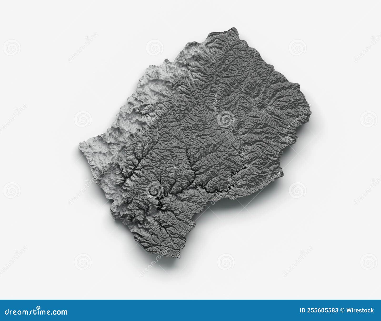 Grayscale Topographic Maps